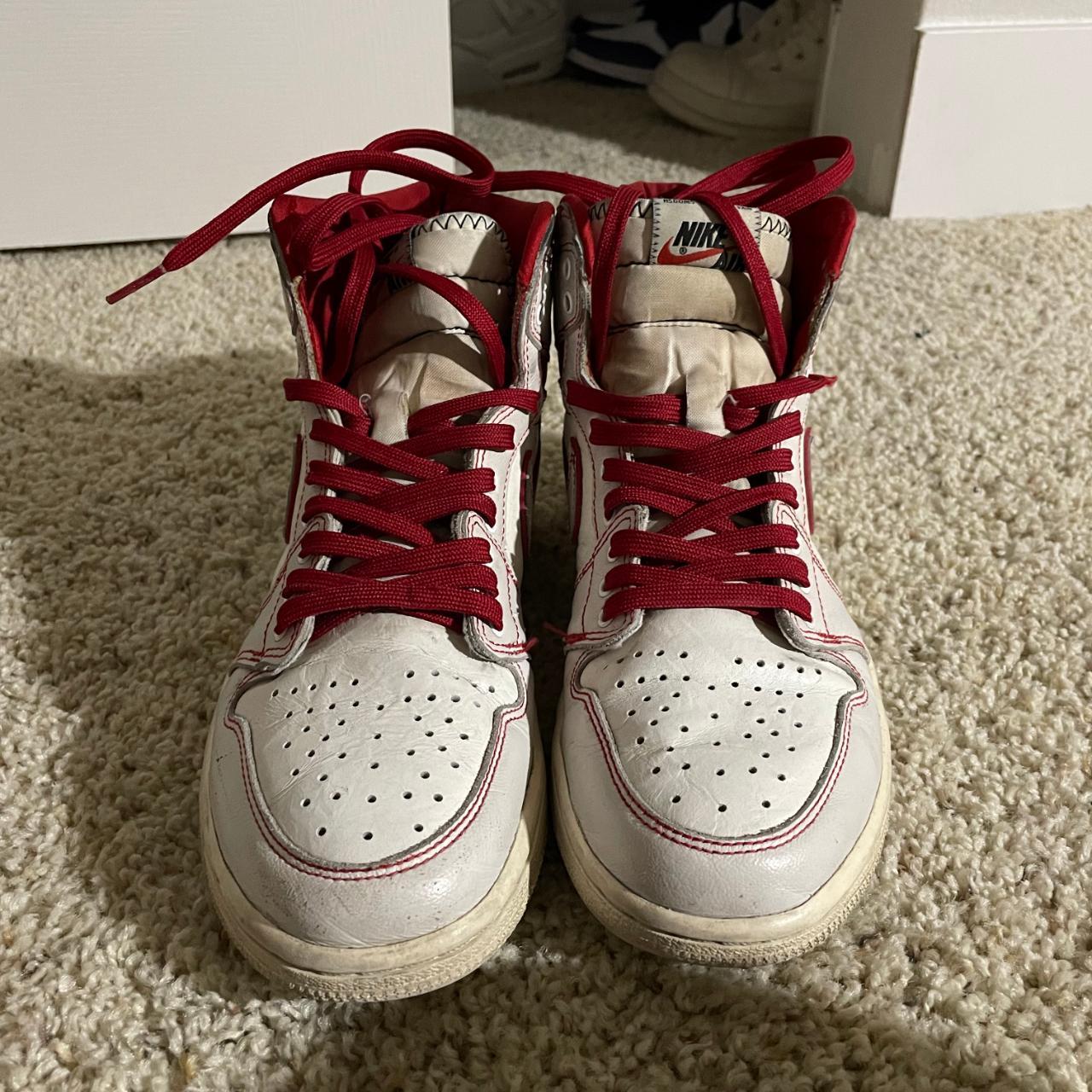 Air Jordan 1 phantom white authentic size 9... - Depop