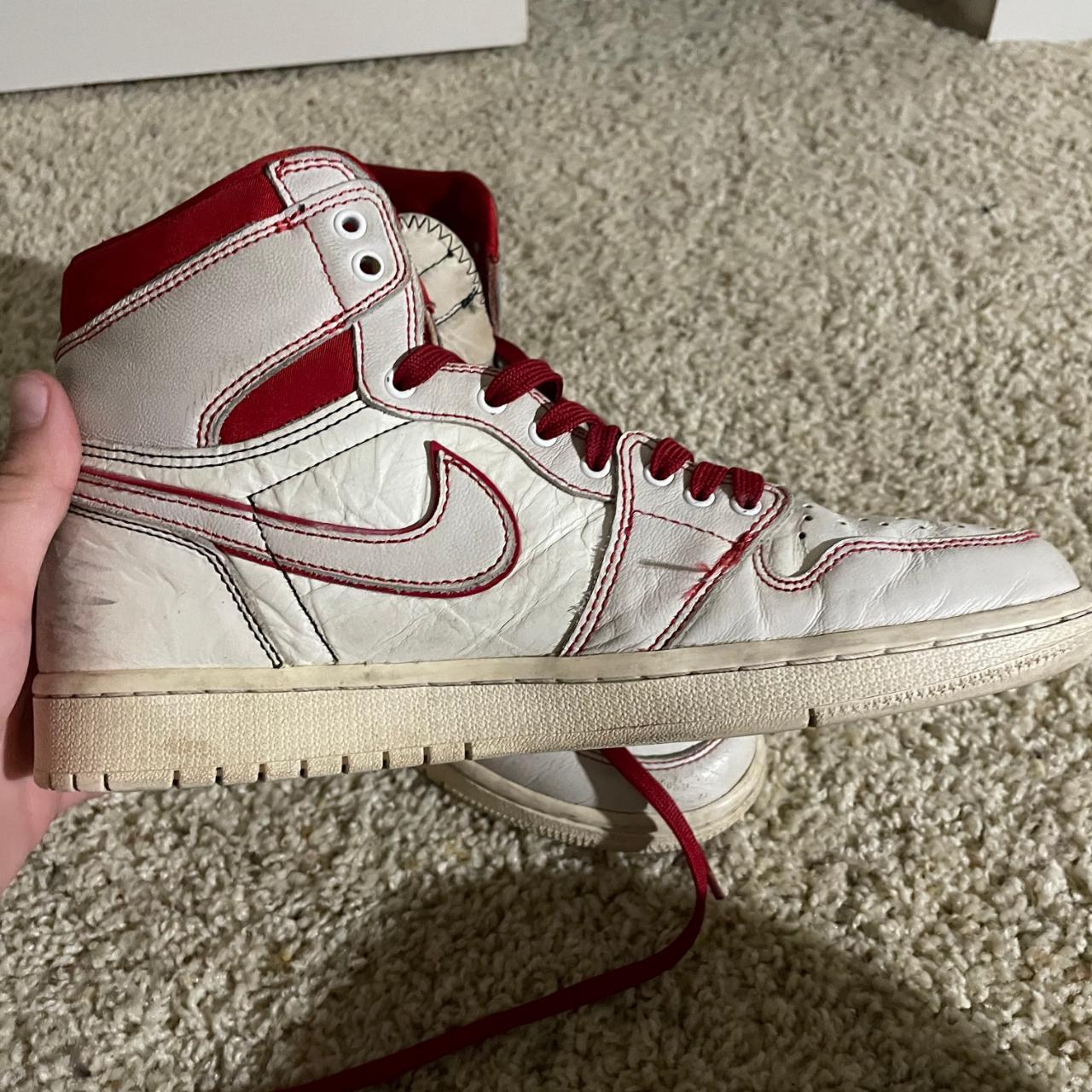Air Jordan 1 phantom white authentic size 9... - Depop