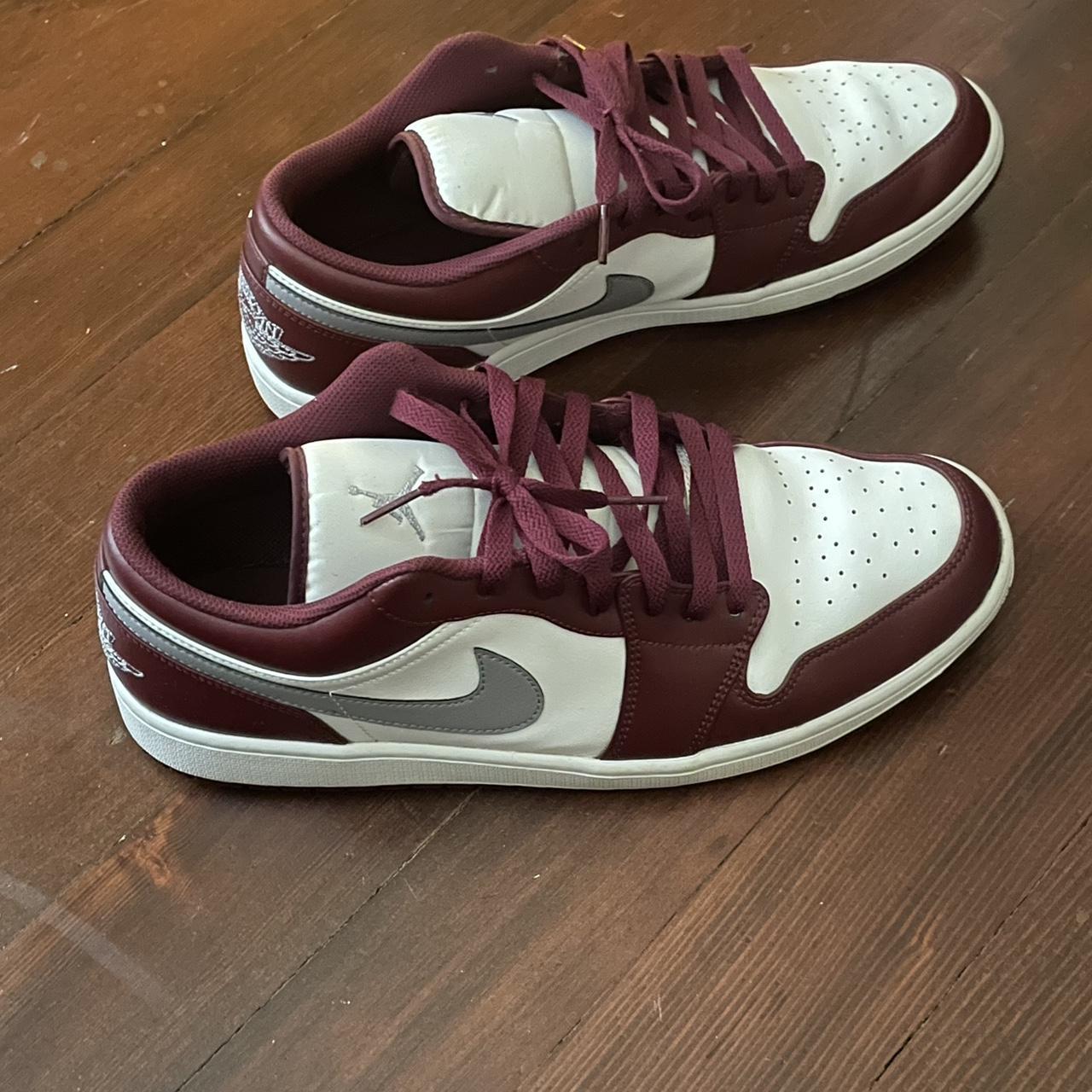 Jordan 1 low cherrywood red No box purchased at... - Depop