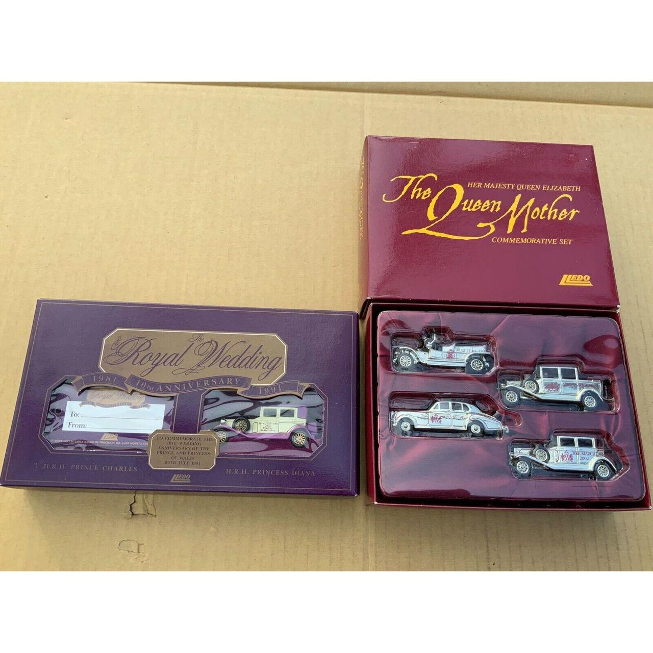 274.4 Lledo Queen Mother Set Royal Wedding... - Depop