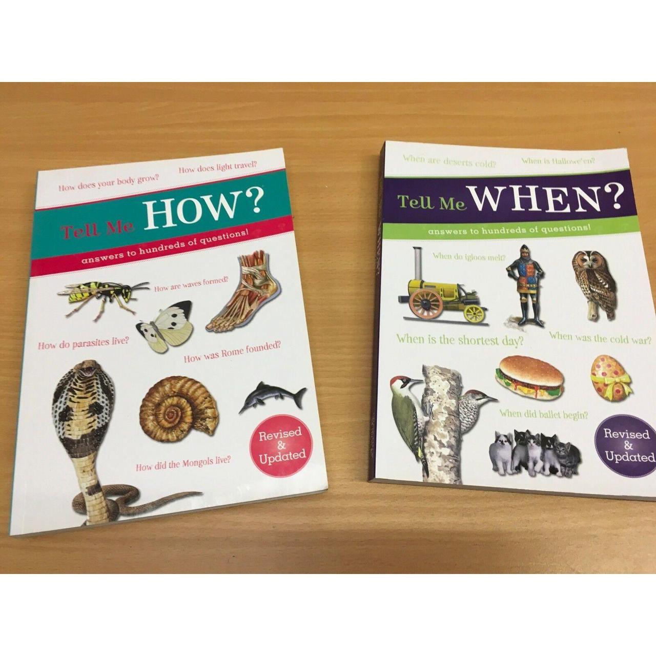 TELL ME WHEN? and TELL ME HOW? BOOKS REVISED AND... - Depop