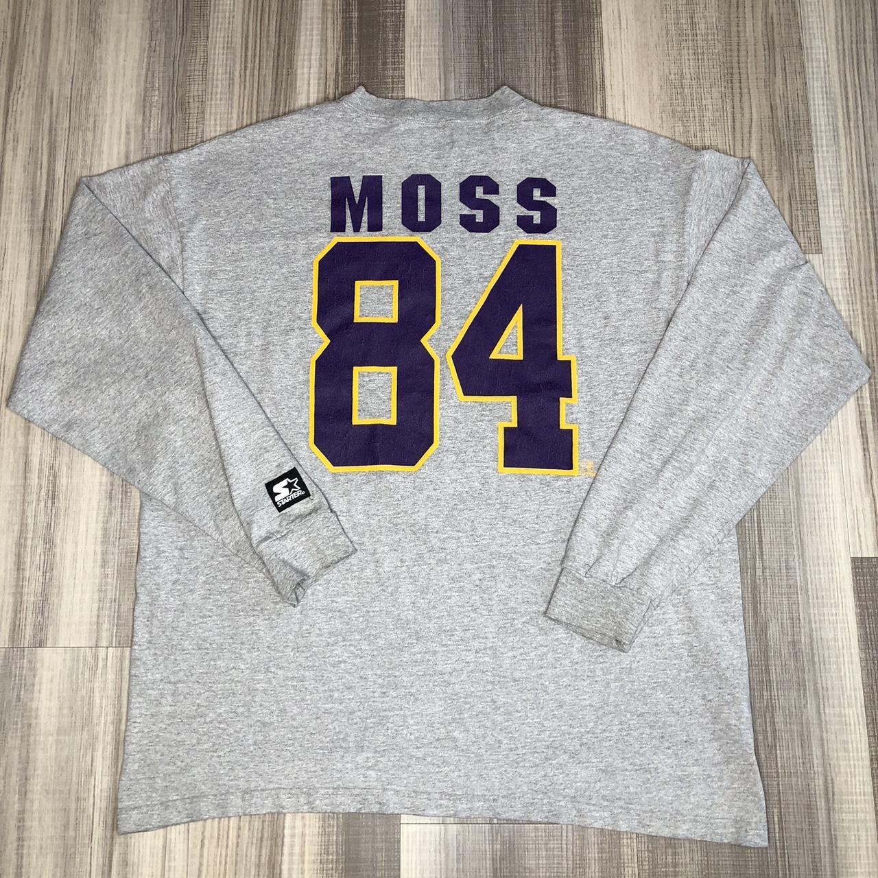 Sick Vintage Randy Moss Vikings Long Sleeve Very... - Depop
