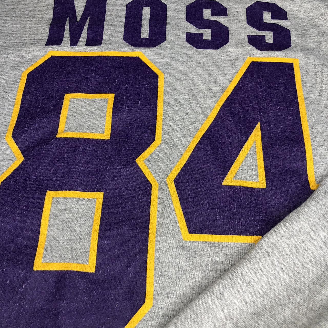 Sick Vintage Randy Moss Vikings Long Sleeve Very... - Depop