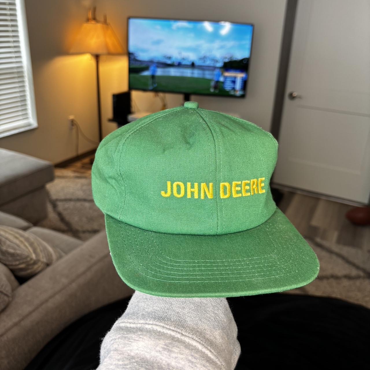Vintage John Deere Hat Size - one size fits all... - Depop