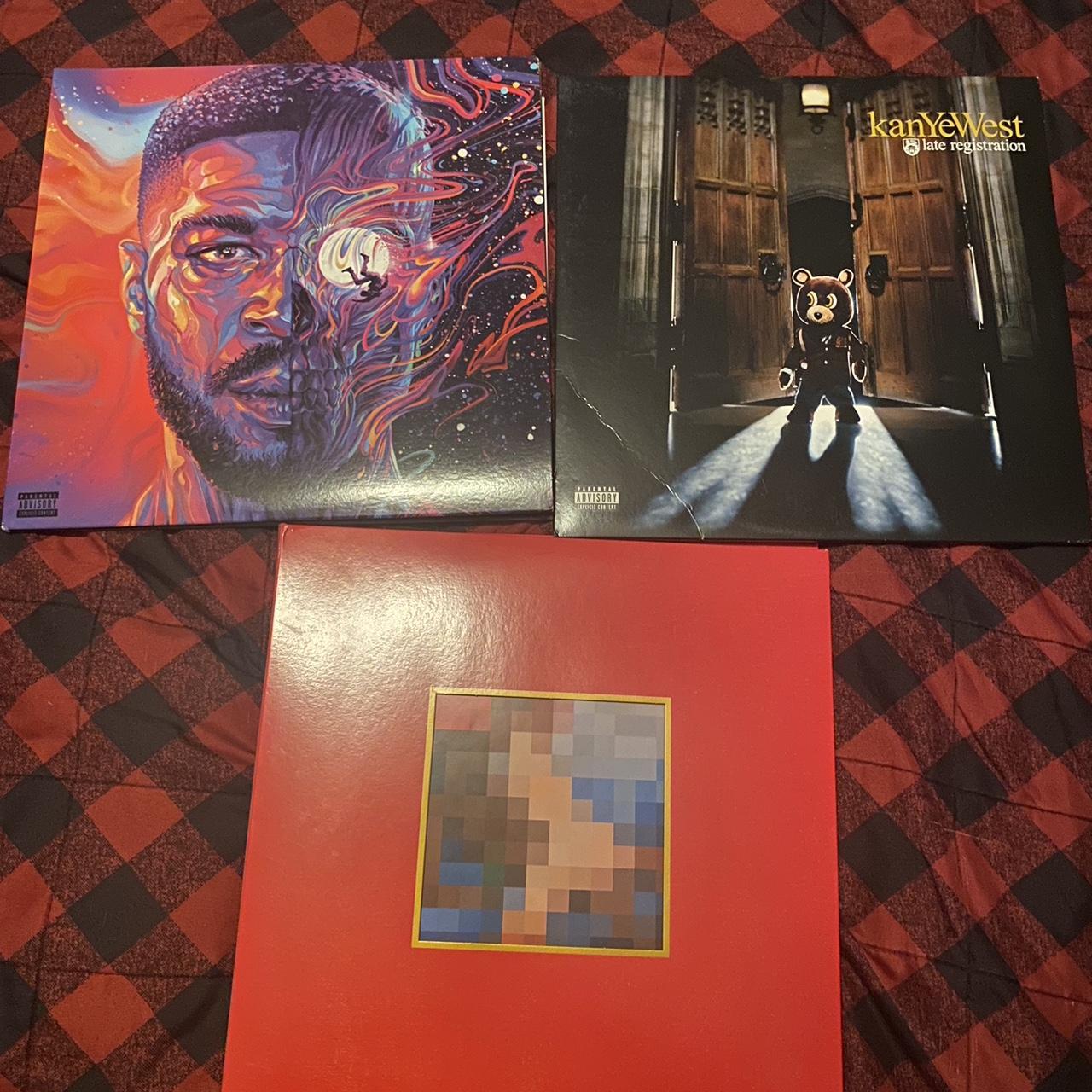 Rap Vinyls Kid Cudi Man on the moon 3 colored... - Depop