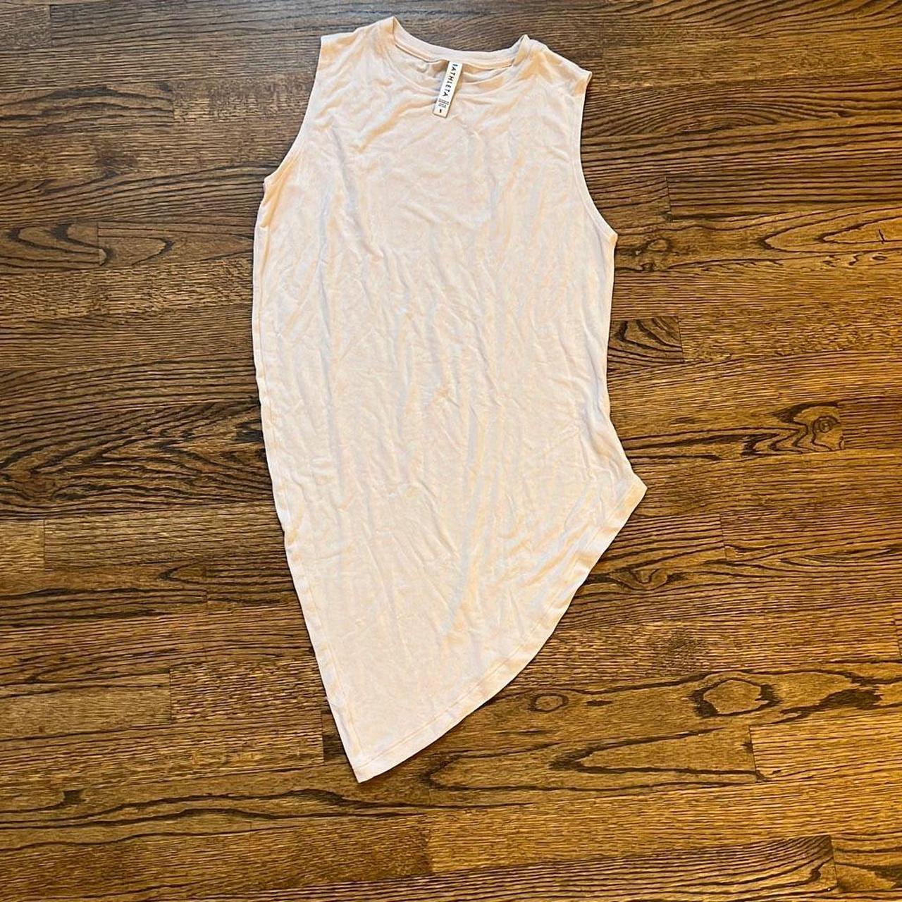 Athleta Women's Pink Sleeveless Activewear Stretch... - Depop