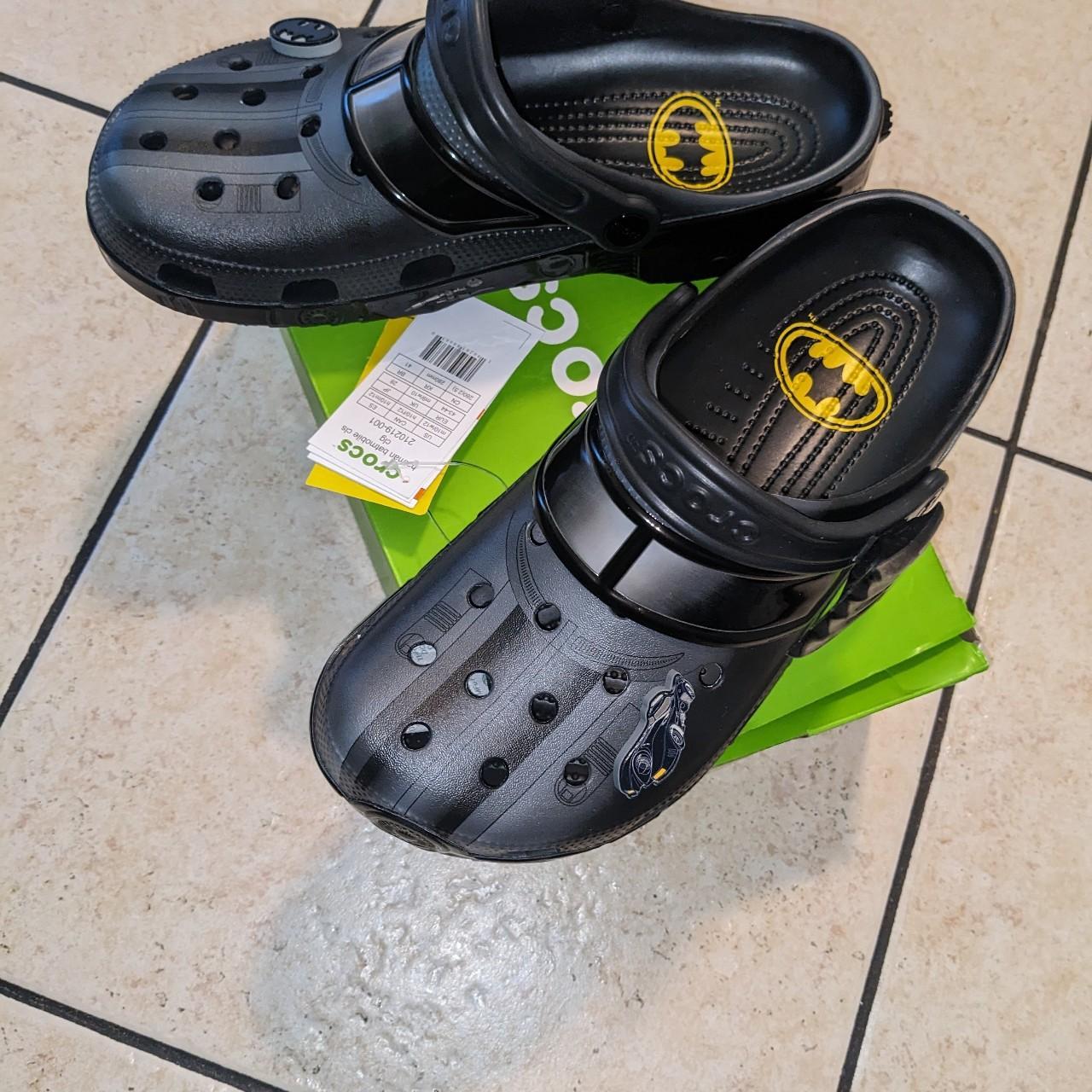 Crocs Batman Batmobile Classic Clog Sz 10 *LIMITED... - Depop