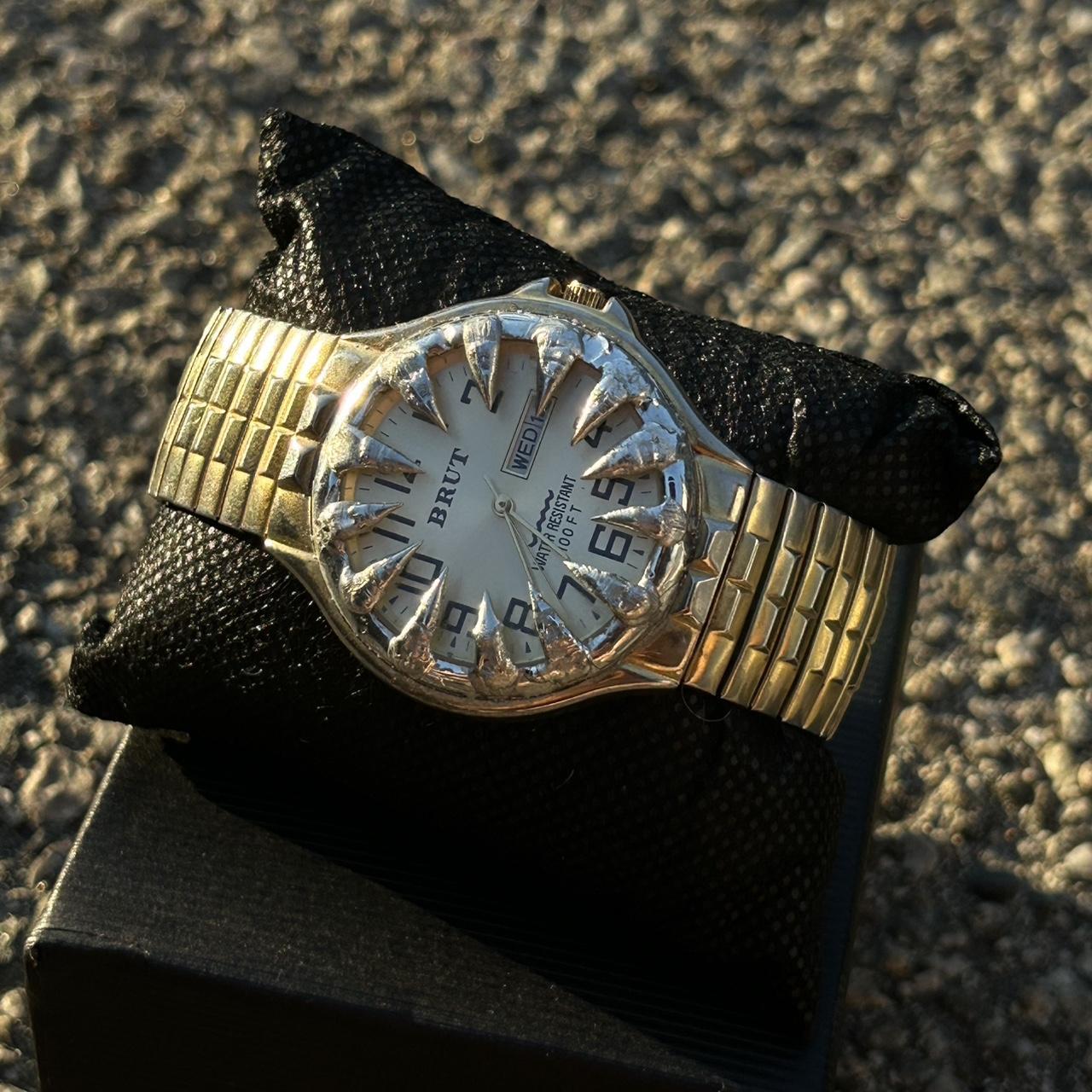 Spiked watch with gold tone Giving these vintage... - Depop
