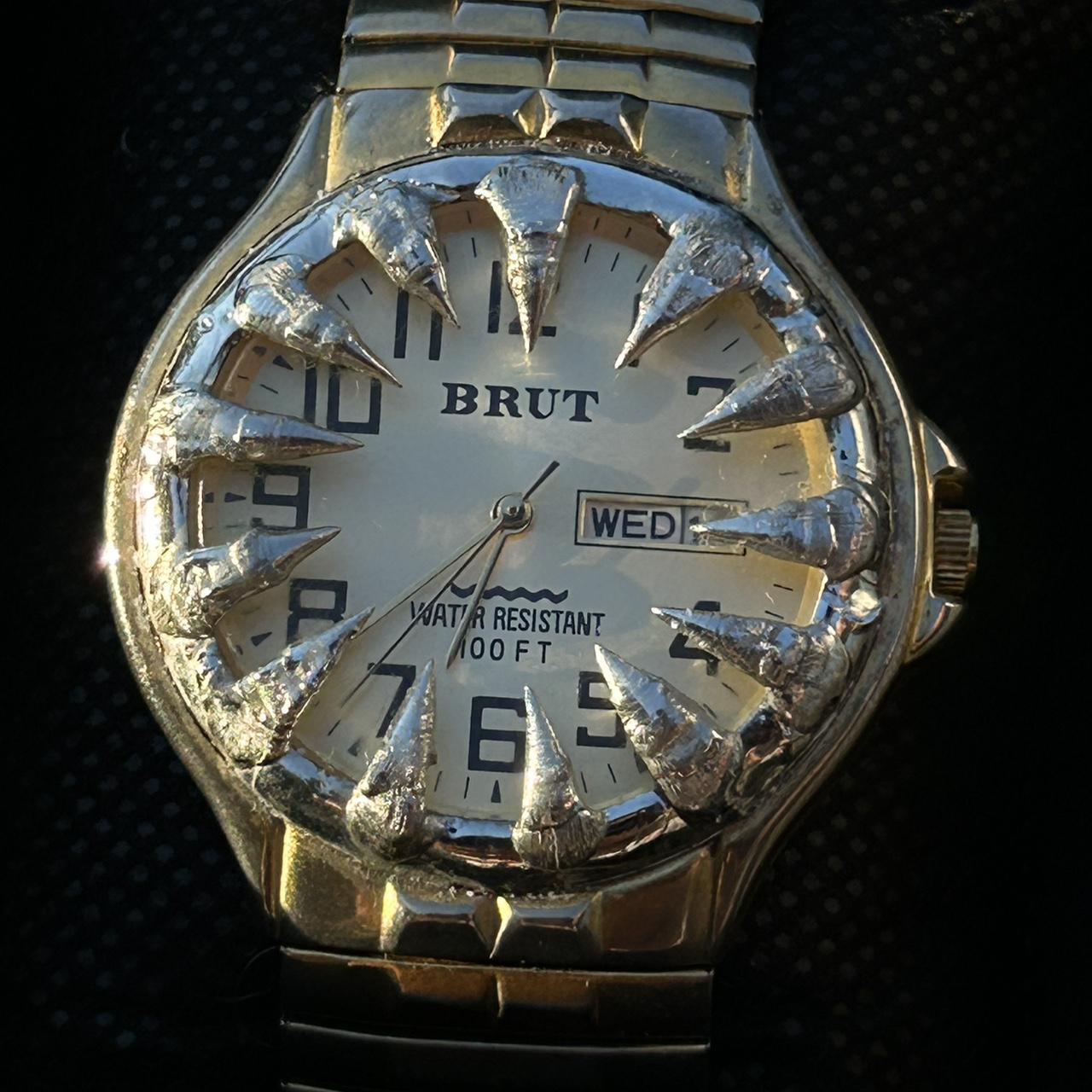 Spiked watch with gold tone Giving these vintage... - Depop