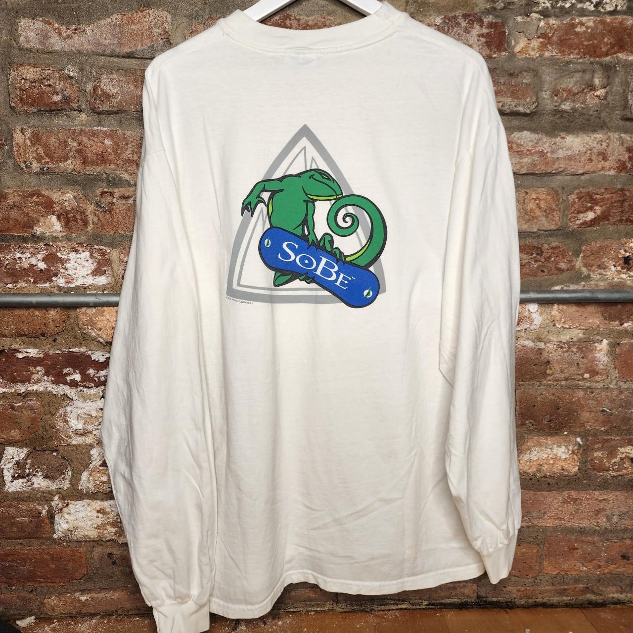 sobe life water lizard blizzard vintage long sleeve... - Depop