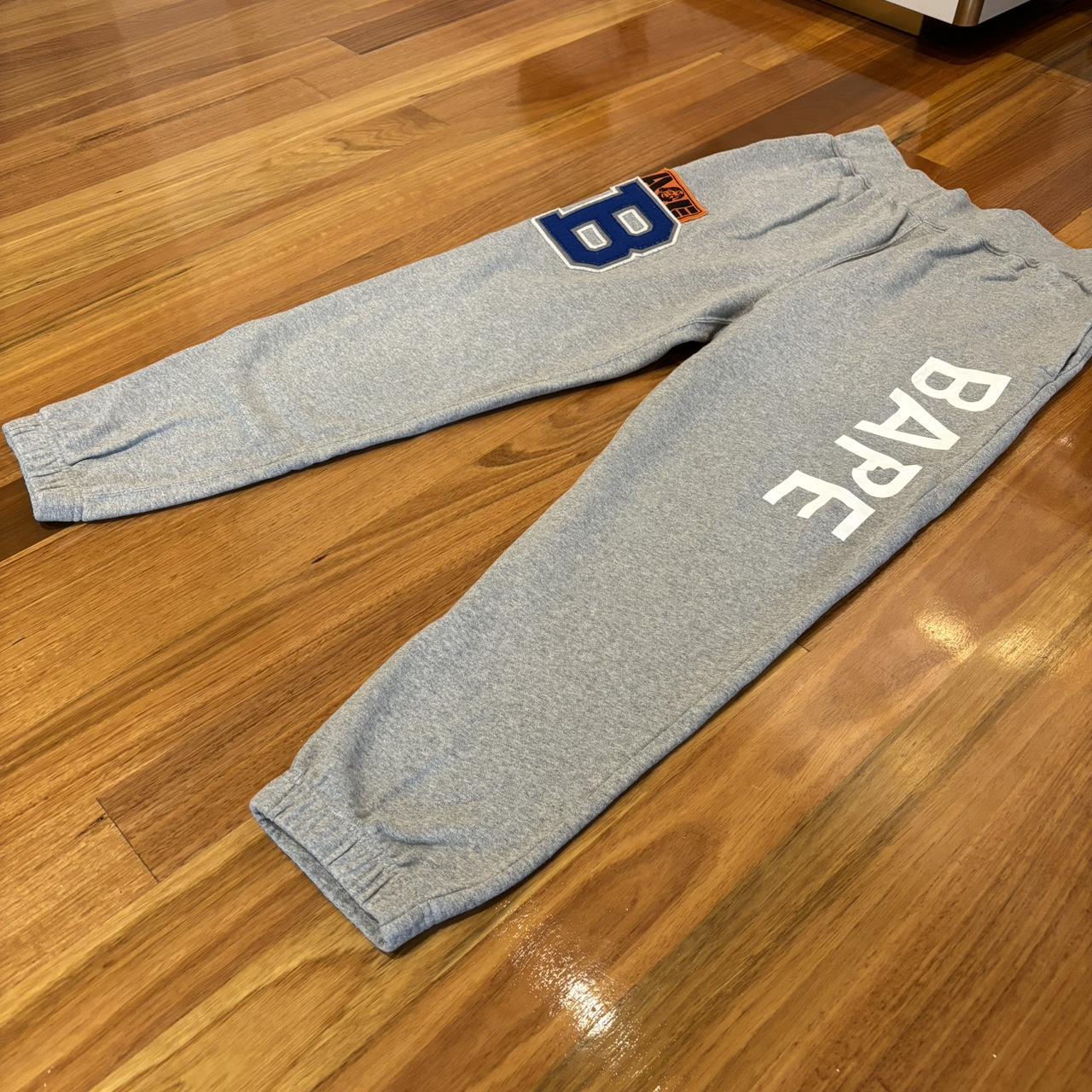 A Bathing Ape Bape Grey Sweatpants In size men’s M... - Depop