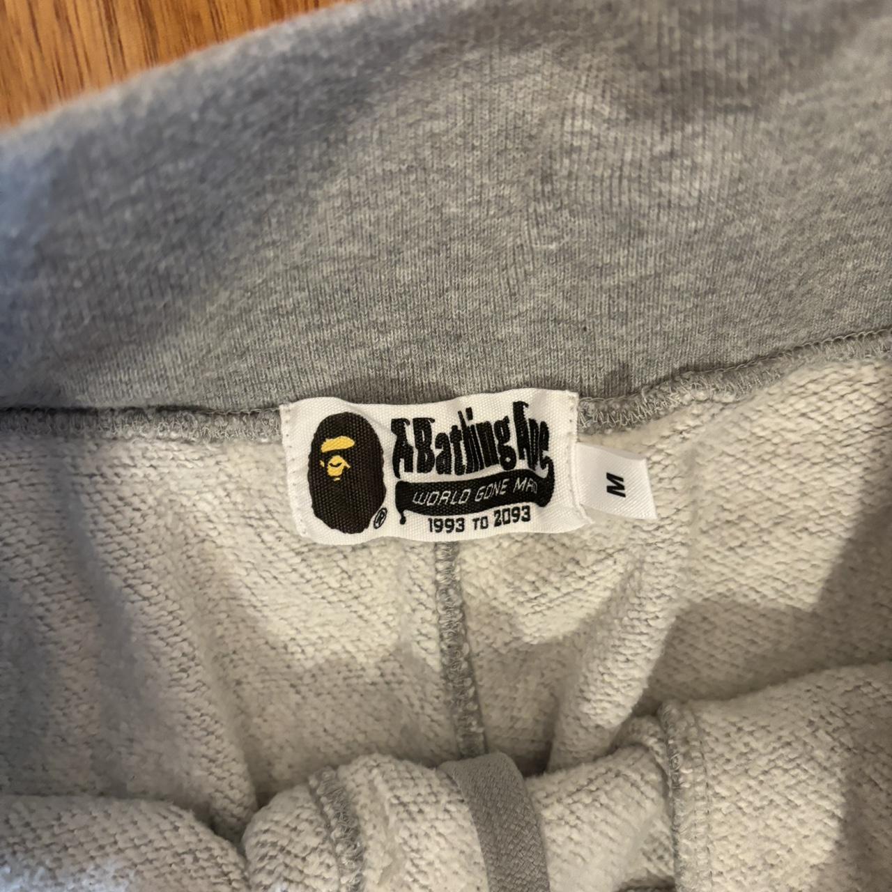 A Bathing Ape Bape Grey Sweatpants In size men’s M... - Depop