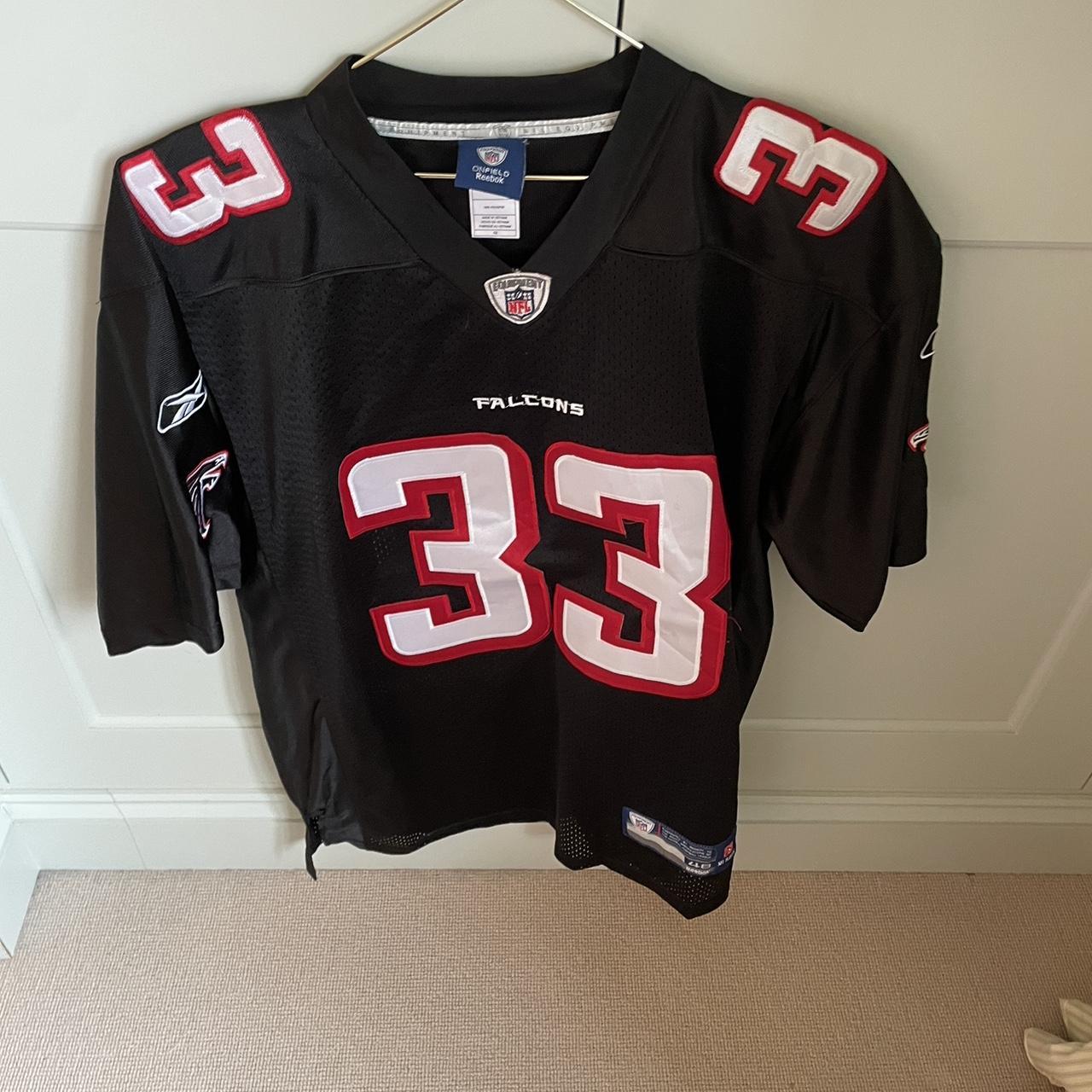Black and red nfl football shirt Vintage... - Depop