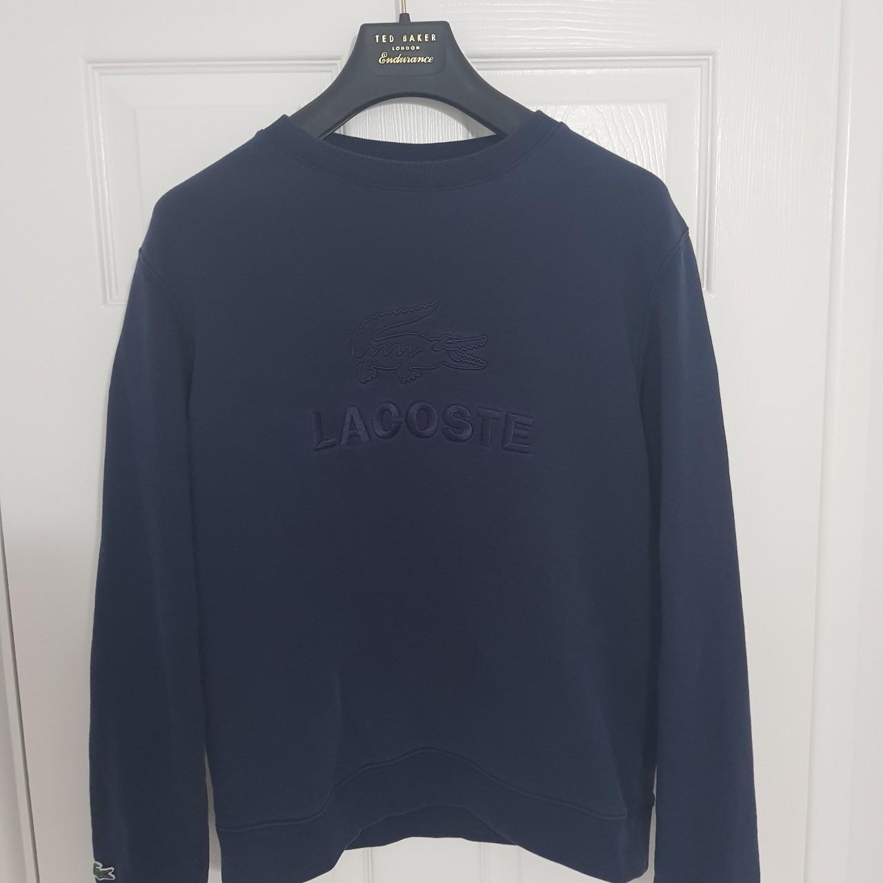 Lacoste Men's Navy Jumper | Depop