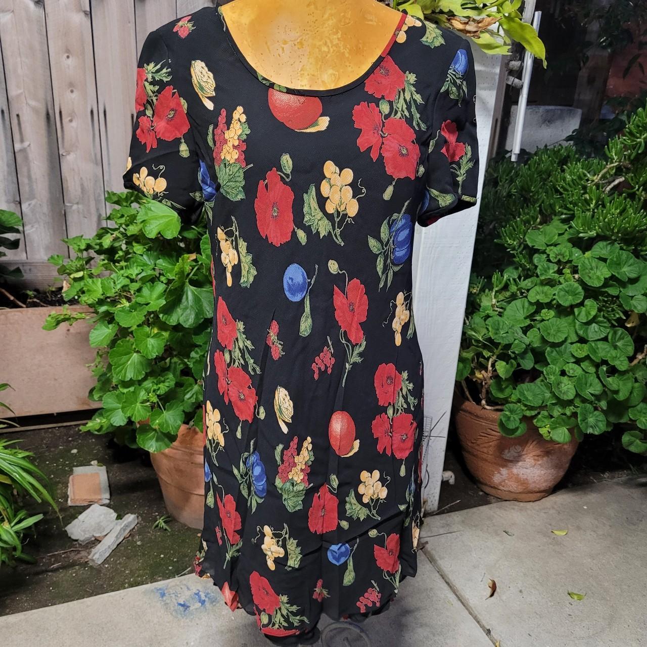 Magical fruit print, berry print dress! The most... - Depop