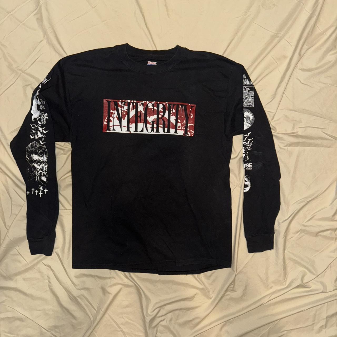 Integrity 2019 world tour black long sleeve shirt on... | Depop
