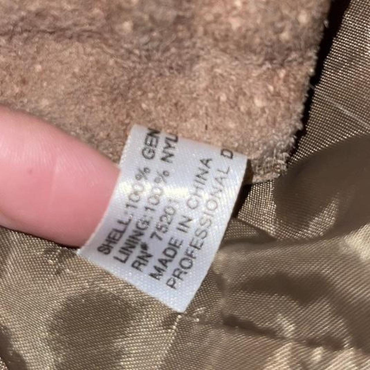 Vintage Leather Coat Labeled medium, please ask for... - Depop