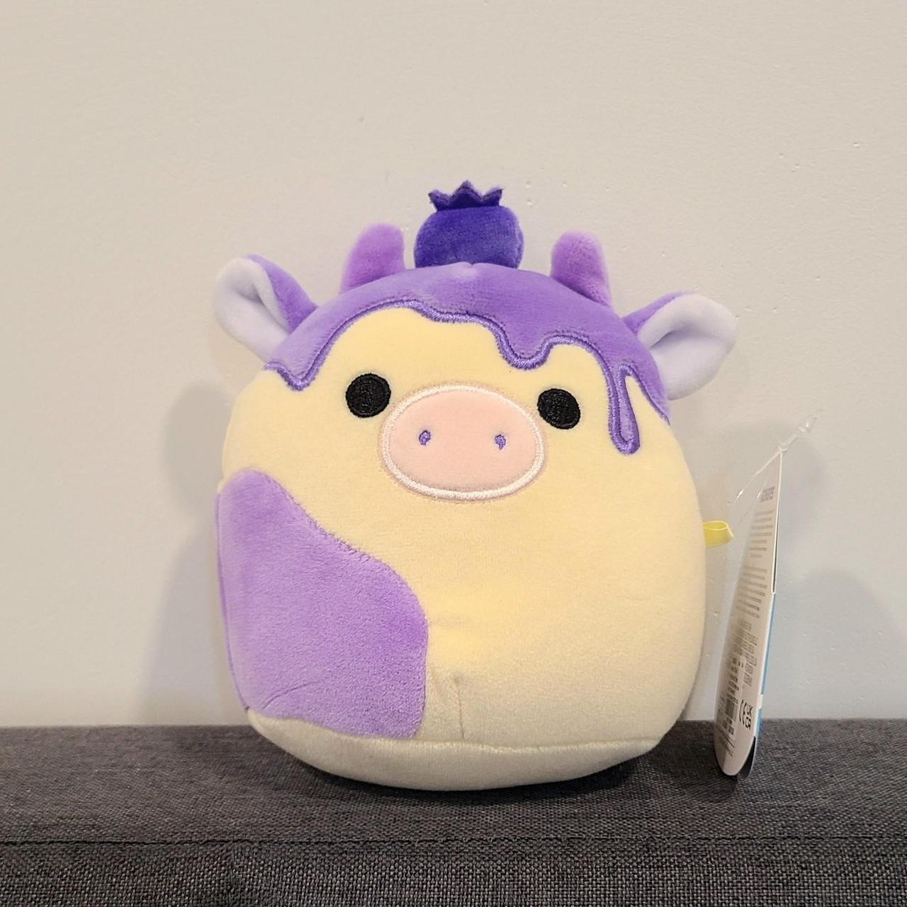 5" Benito the Blueberry Syrup Cow Squishmallow BNWT... | Depop
