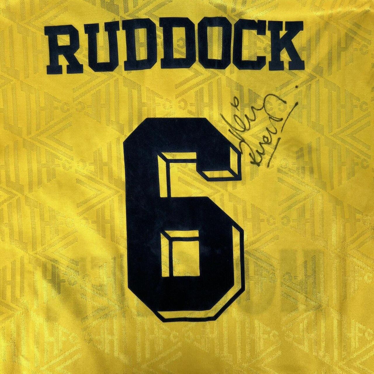 Rare RUDDOCK 6 Tottenham 1991/1992/1993/1994 Signed... - Depop