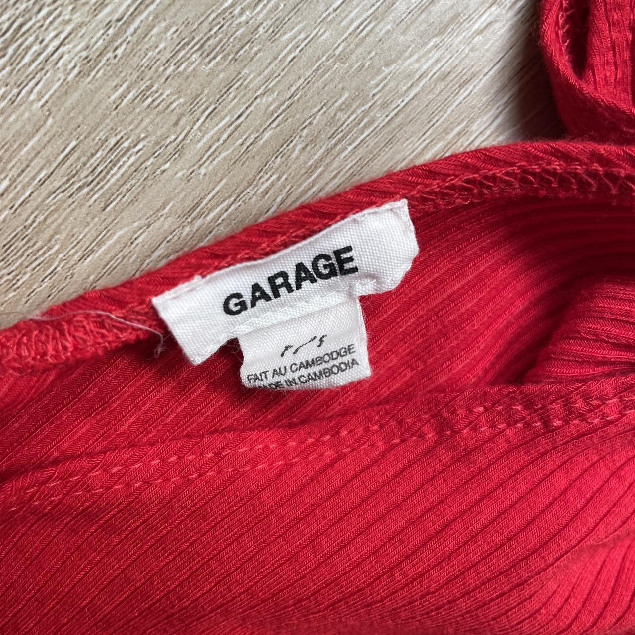 rare garage red bodysuit!! ️ ️ so cute and not sold... - Depop