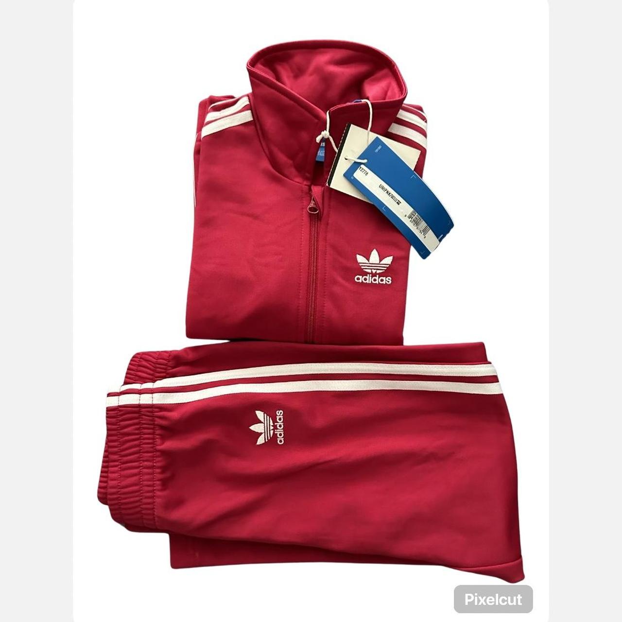 Adidas Firebird tracksuit - Size 4T - Depop