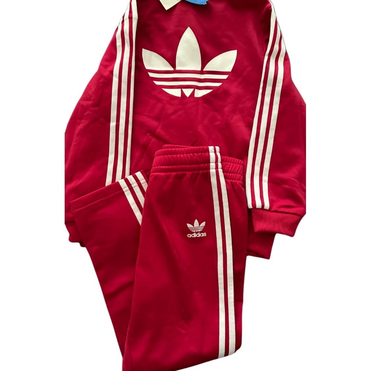 Adidas Firebird tracksuit - Size 4T - Depop
