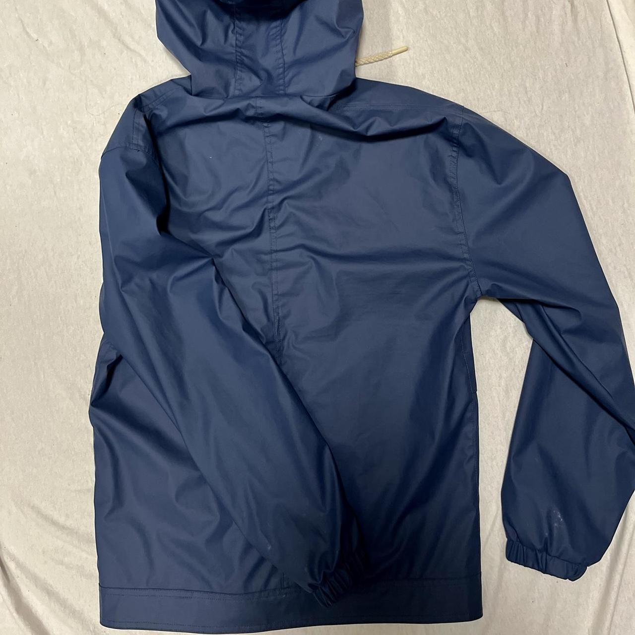 Small blue rain jacket. - Depop
