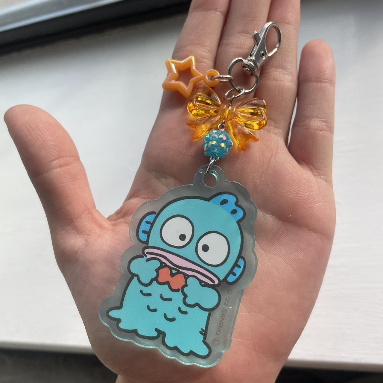 sanrio hangyodon keychain