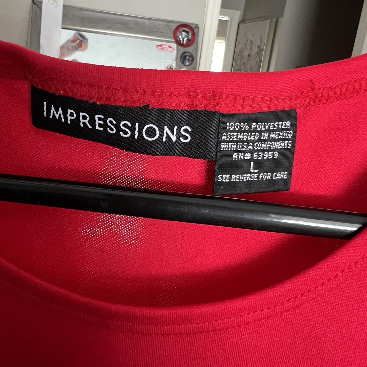 Red impressions under shirt. Given to me by my... - Depop