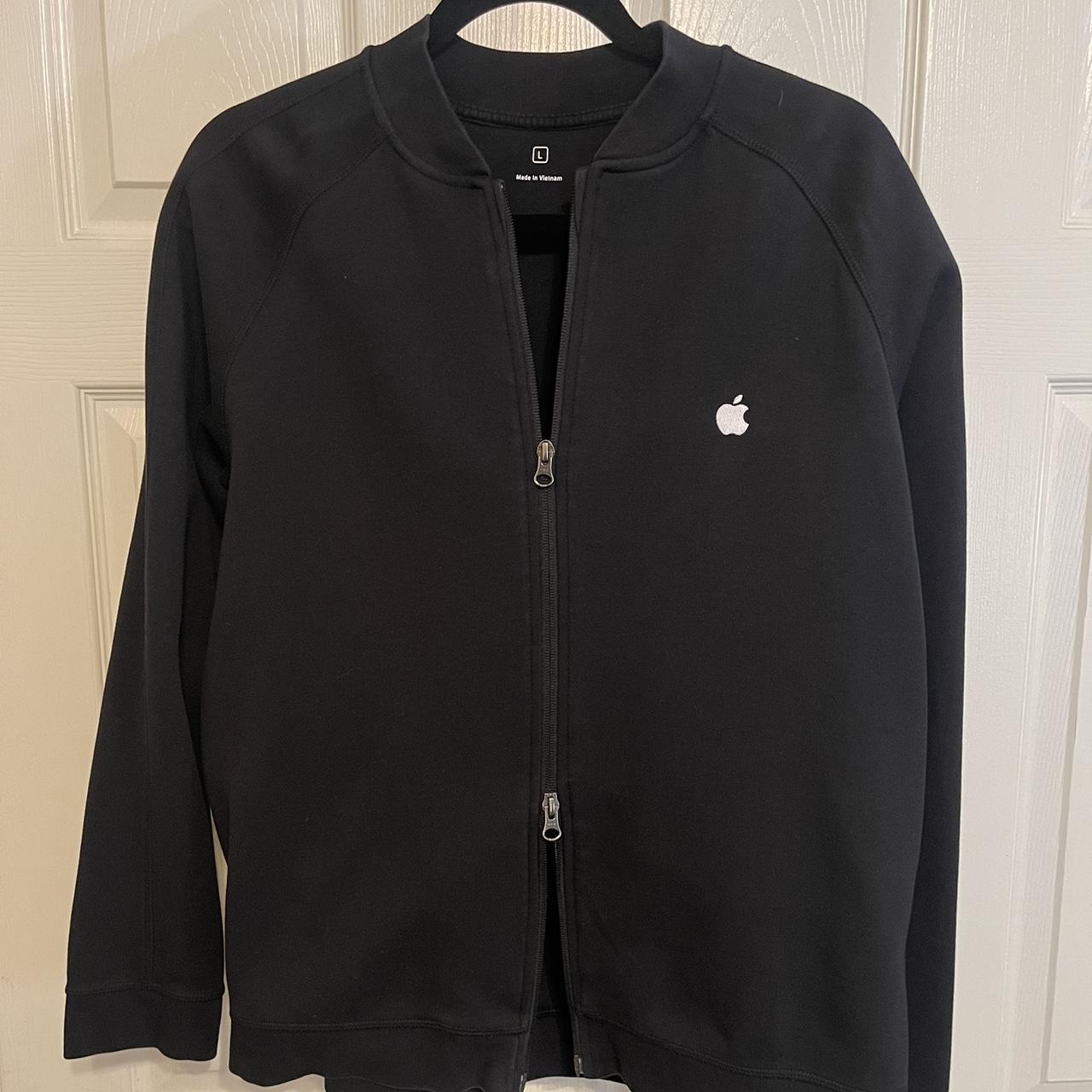Apple Employee Zip-up Runs slightly small Features... - Depop