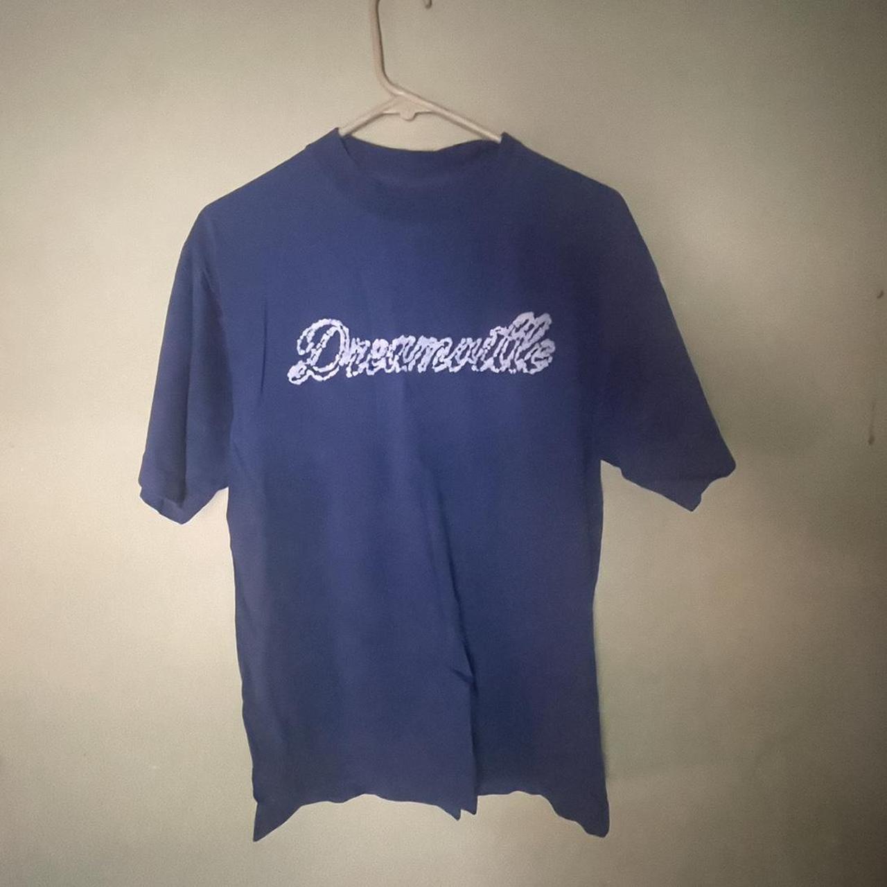 Blue Cloud Dreamville Spellout Size Small good... - Depop