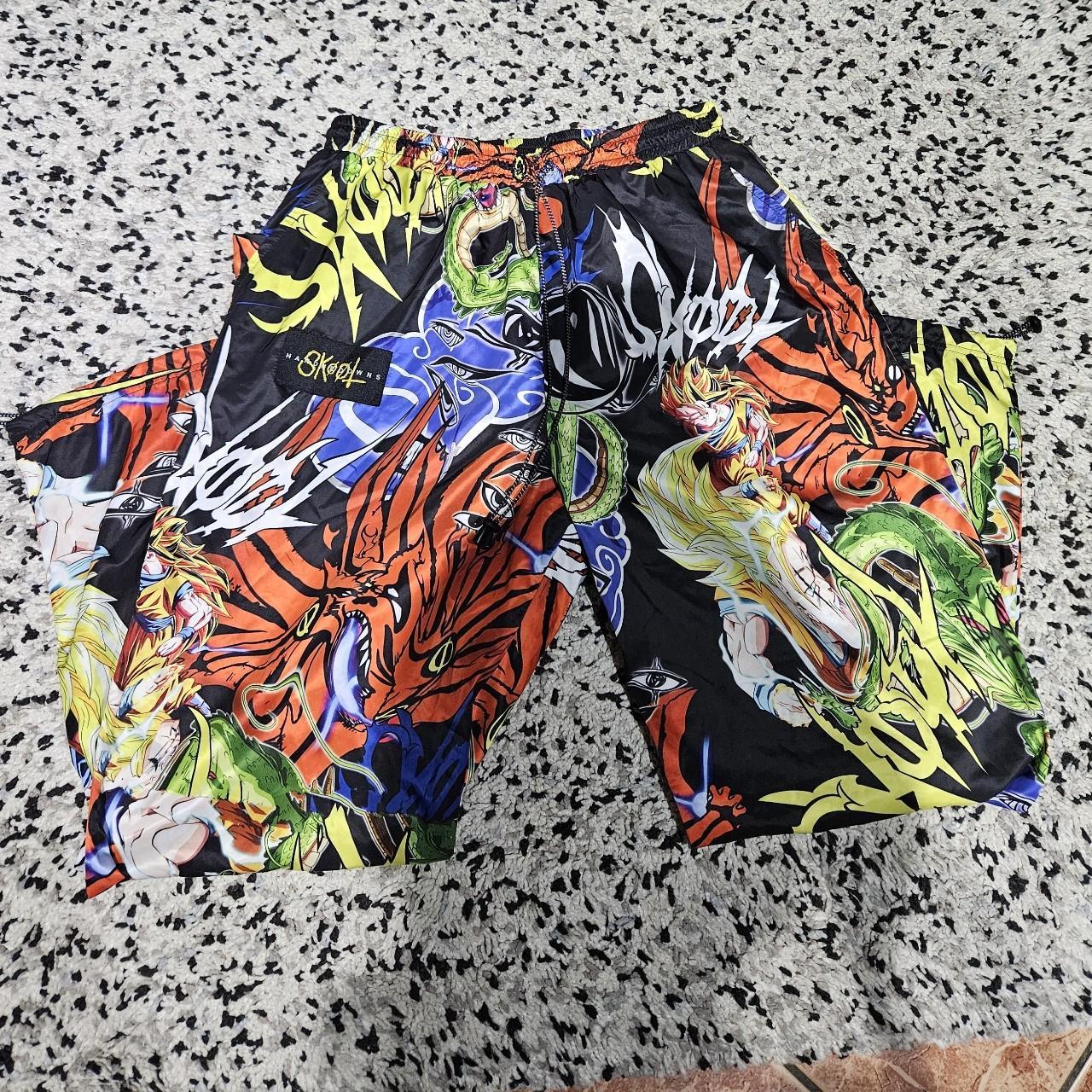 SKOOT clothing Dragon Ball Z x YugiOh collab Size... - Depop