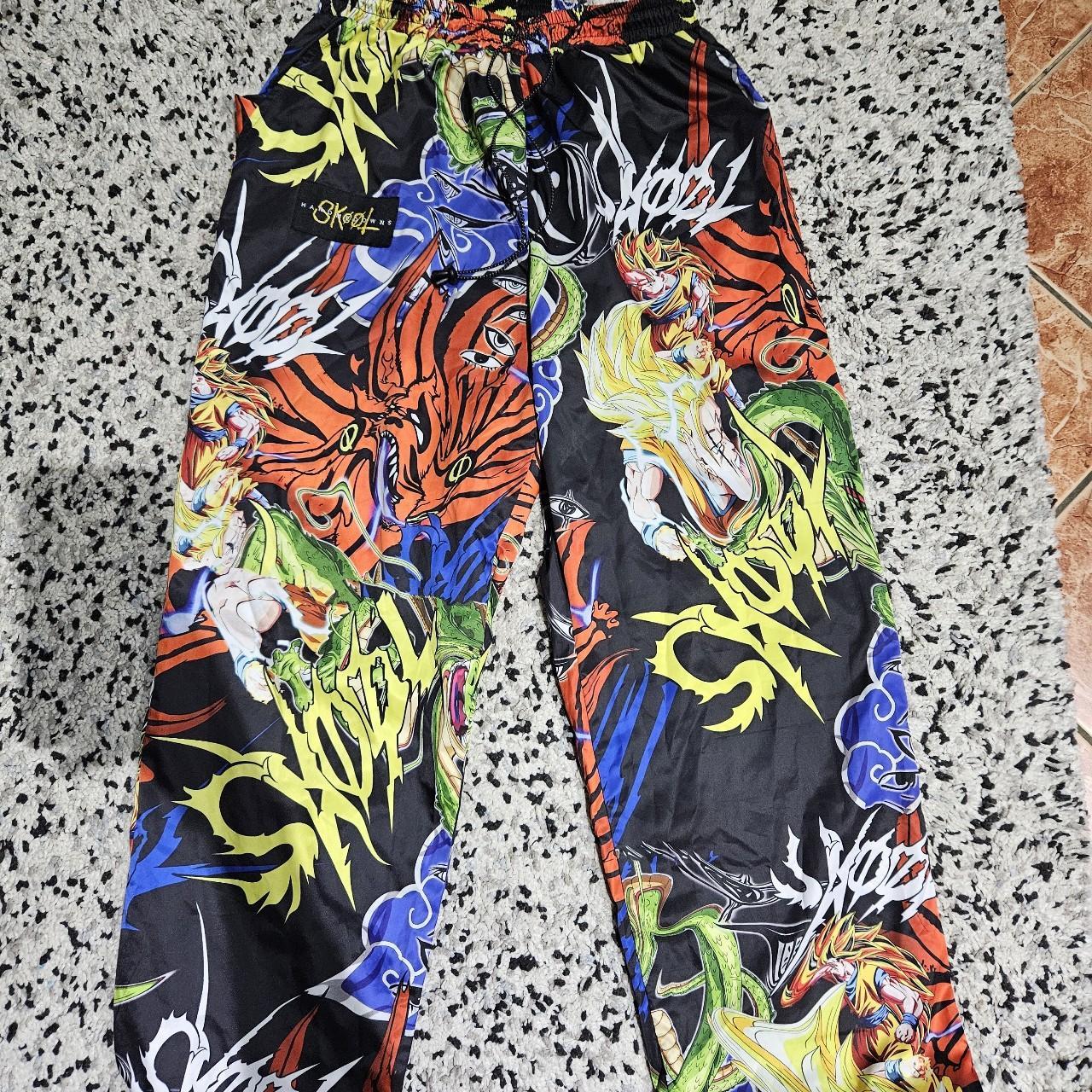SKOOT clothing Dragon Ball Z x YugiOh collab Size... - Depop