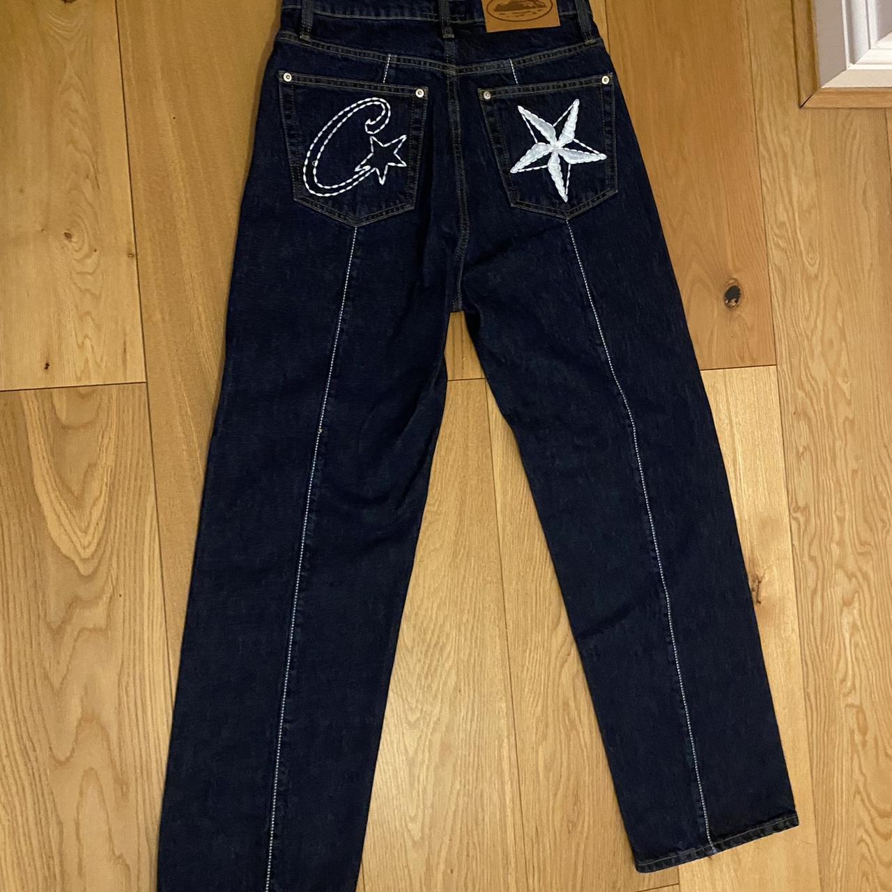 Corteiz C-star denim jeans Brand new,never worn with... - Depop