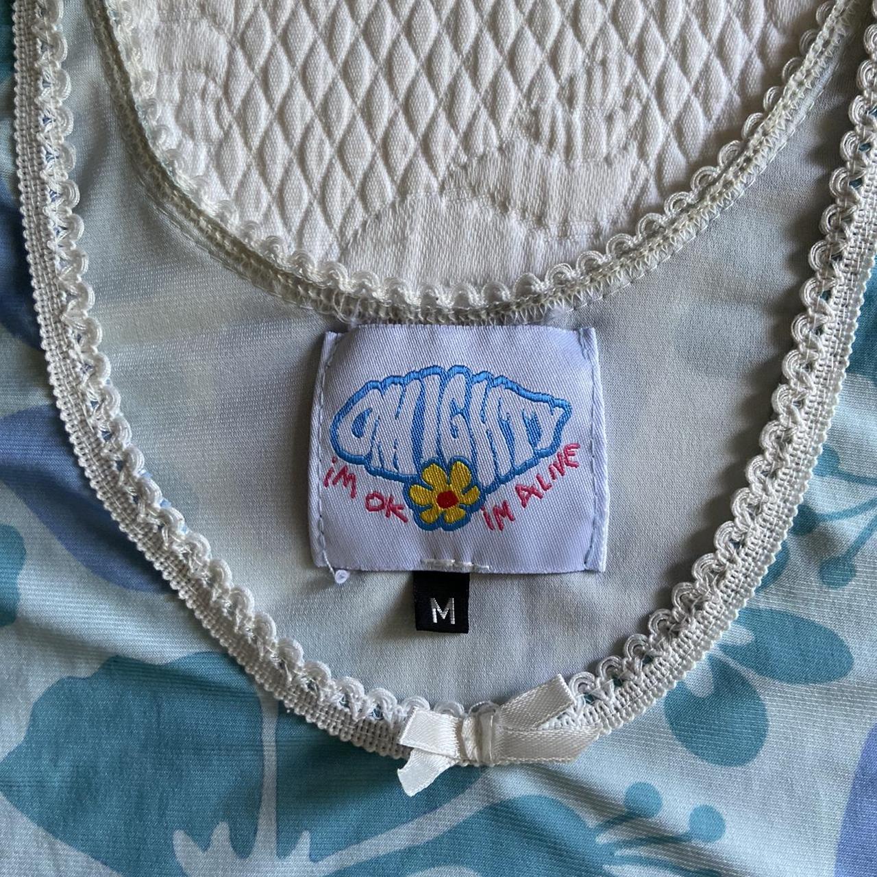 O-MIGHTY blue Hawaiian dress Size medium fits a... - Depop