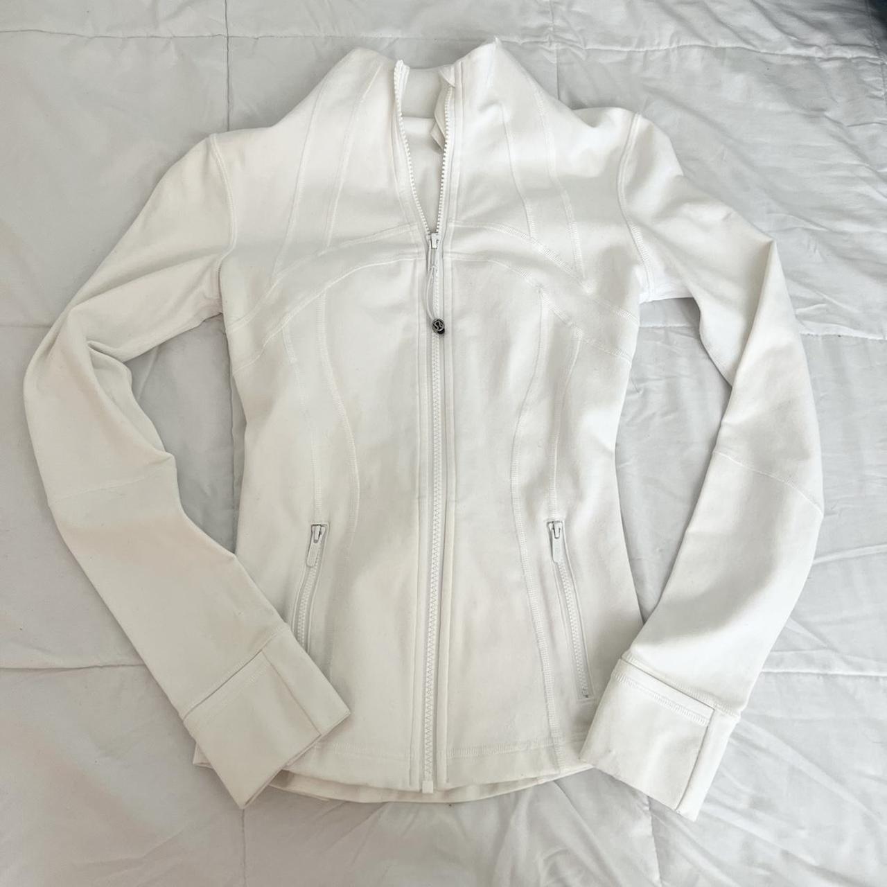Lululemon Women's White Jacket | Depop