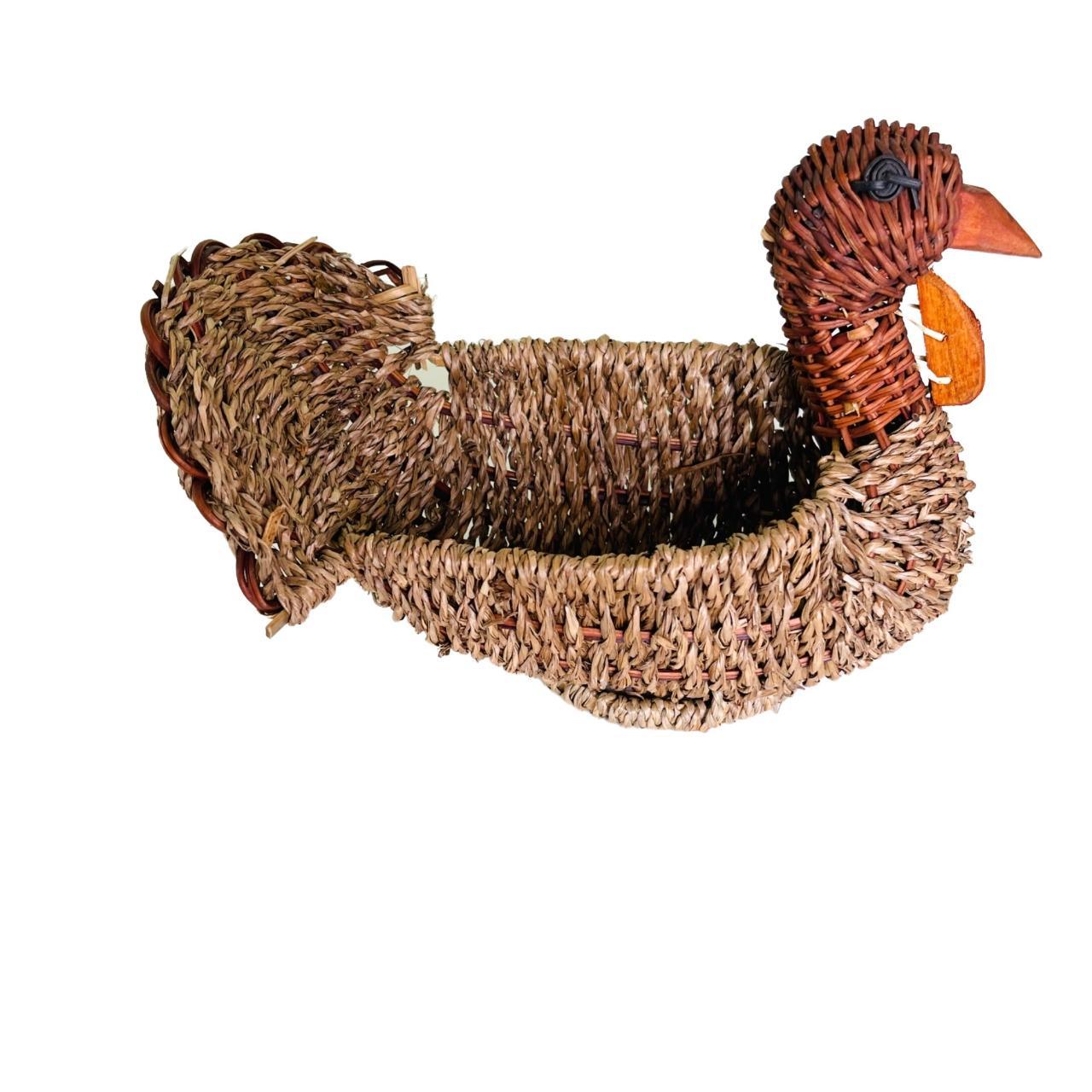 Set of 6 animal shape baskets made of wicker, twine... - Depop