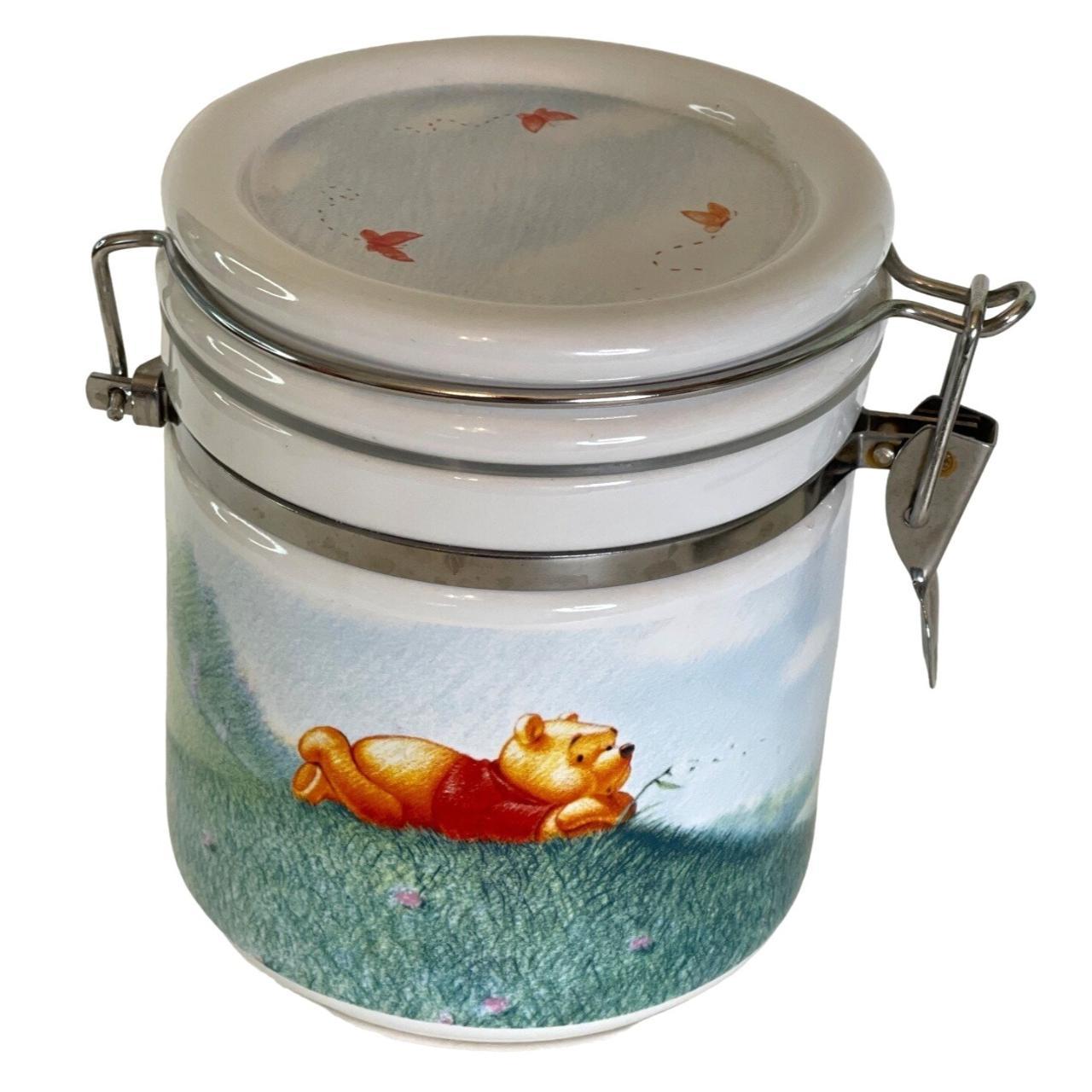 Simply Pooh Winnie the Pooh Latching Canister Crock... - Depop