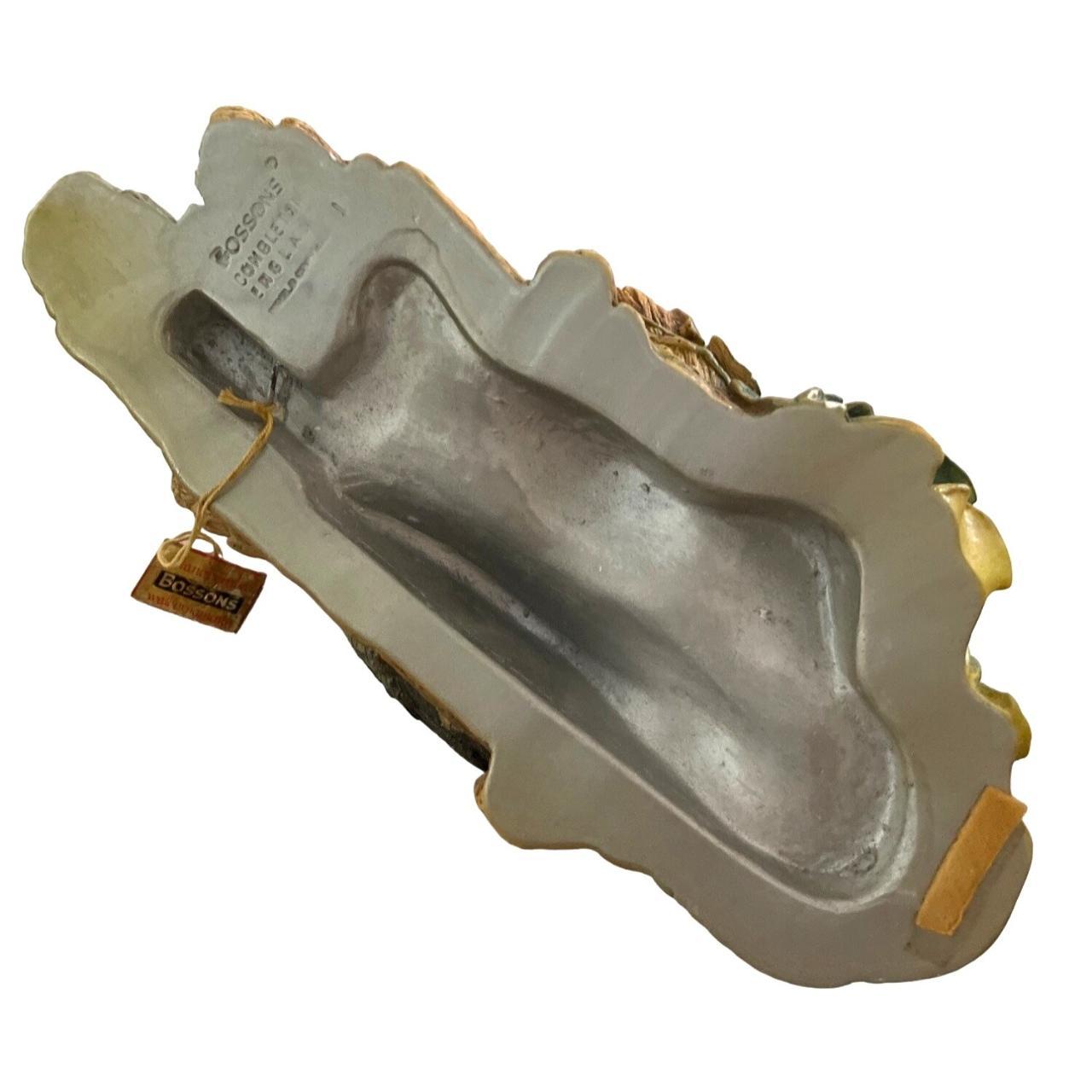 Bossons Chalkware Woodpecker and Chicks Wall Hanging... - Depop