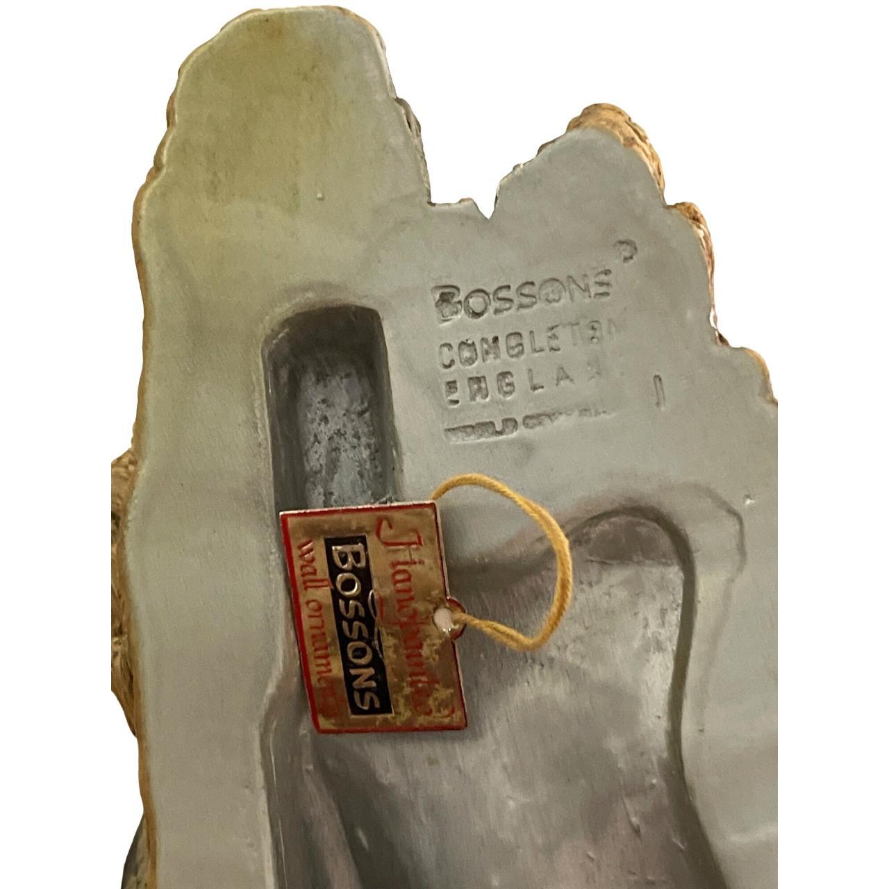 Bossons Chalkware Woodpecker and Chicks Wall Hanging... - Depop