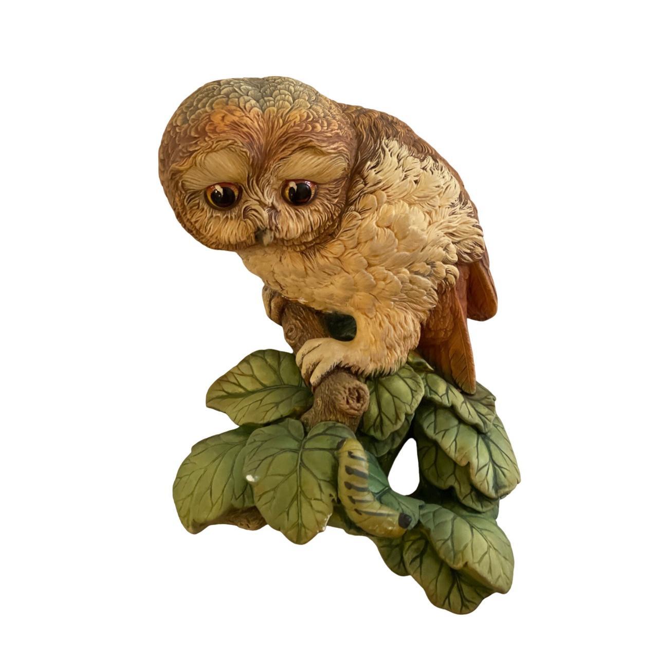 Bossons Chalkware Owl Owlet number 57 Wall Hanging... - Depop