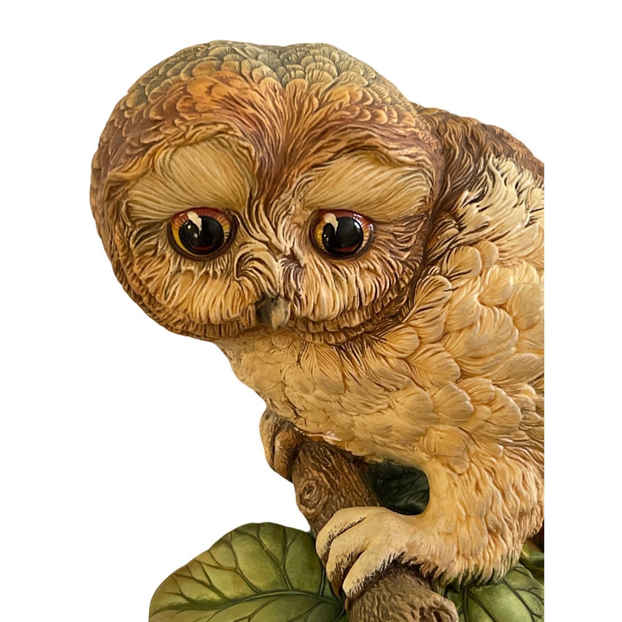 Bossons Chalkware Owl Owlet number 57 Wall Hanging... - Depop