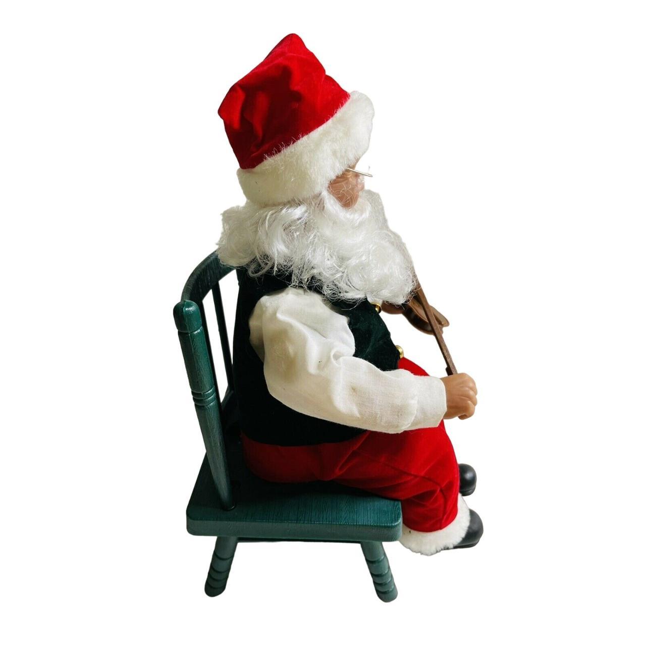 Vintage Musical Santa Battery Operated Animated... - Depop