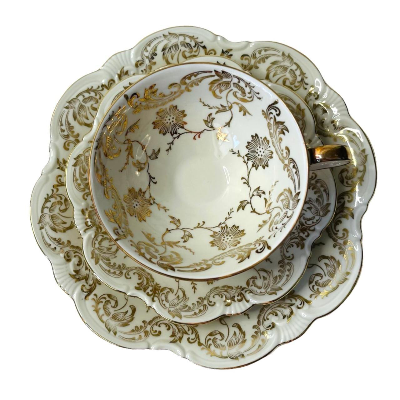 Vintage Teacup, Saucer & Dessert Pate Set Johann... - Depop