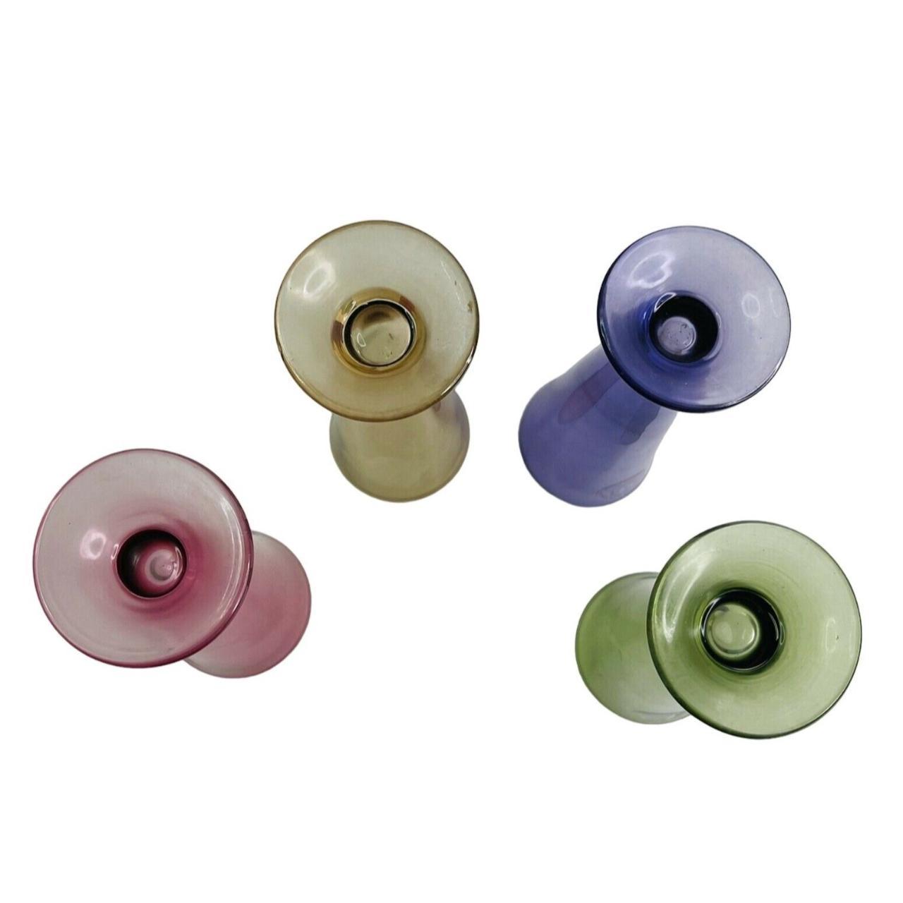 Lenox Non-Lead Crystal Gem Color Cordial Glass Set.... - Depop