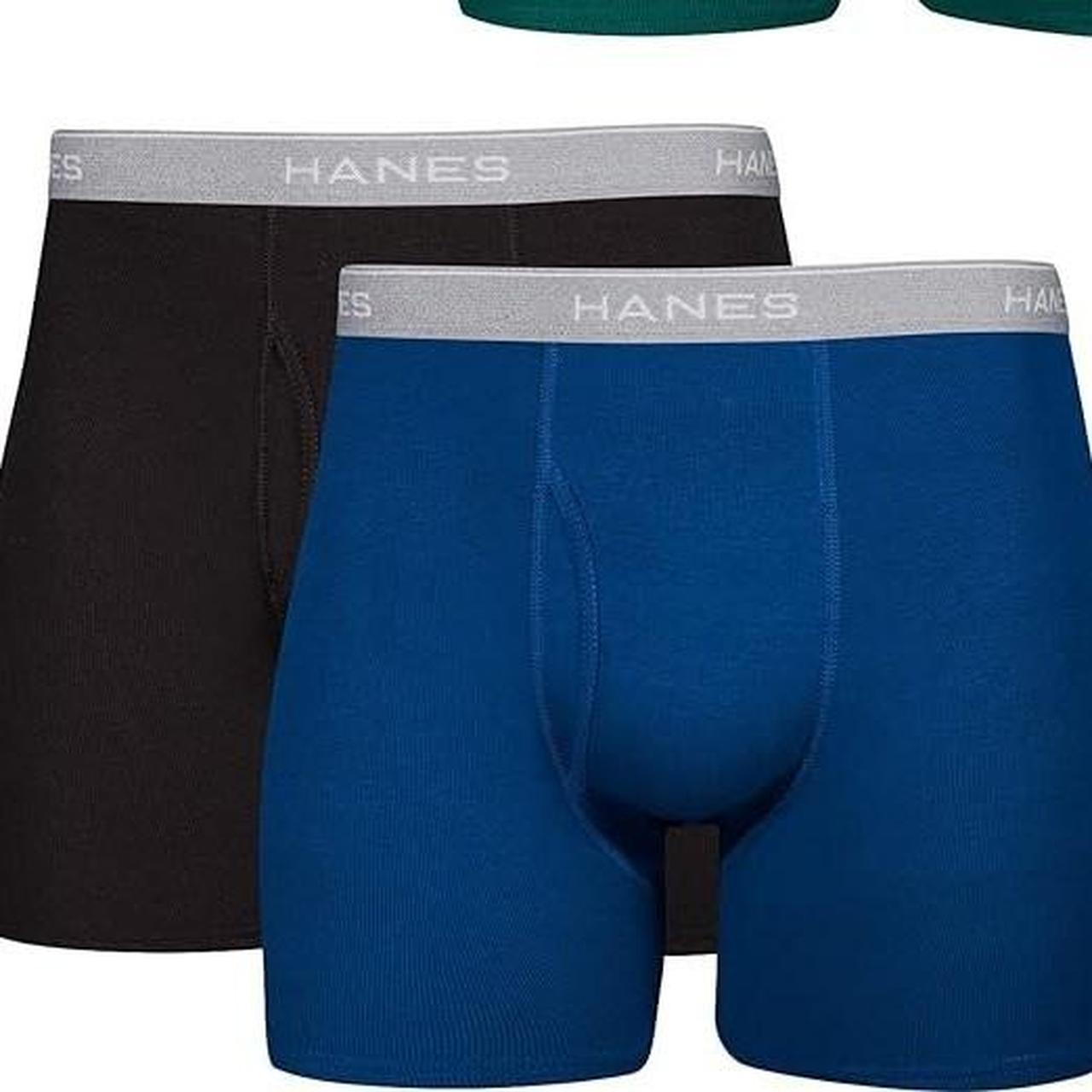 Package of 5 regular length Boxers. Size... - Depop