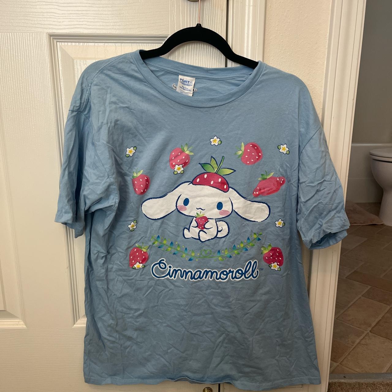 Sanrio Women's Blue T-shirt | Depop