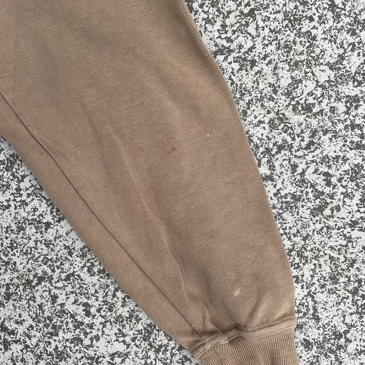 Mac Miller hand bleached tan beige quarter zip.... - Depop