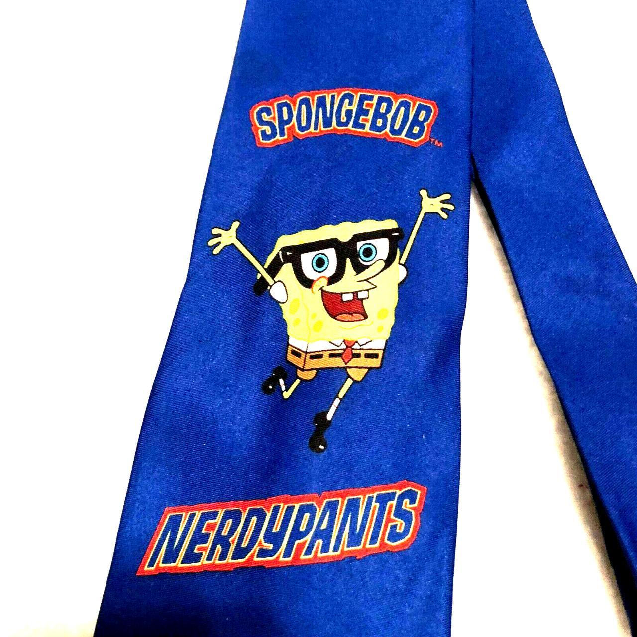 Spongebob Squarepants Nerdypants Cartoon Neck Tie... - Depop