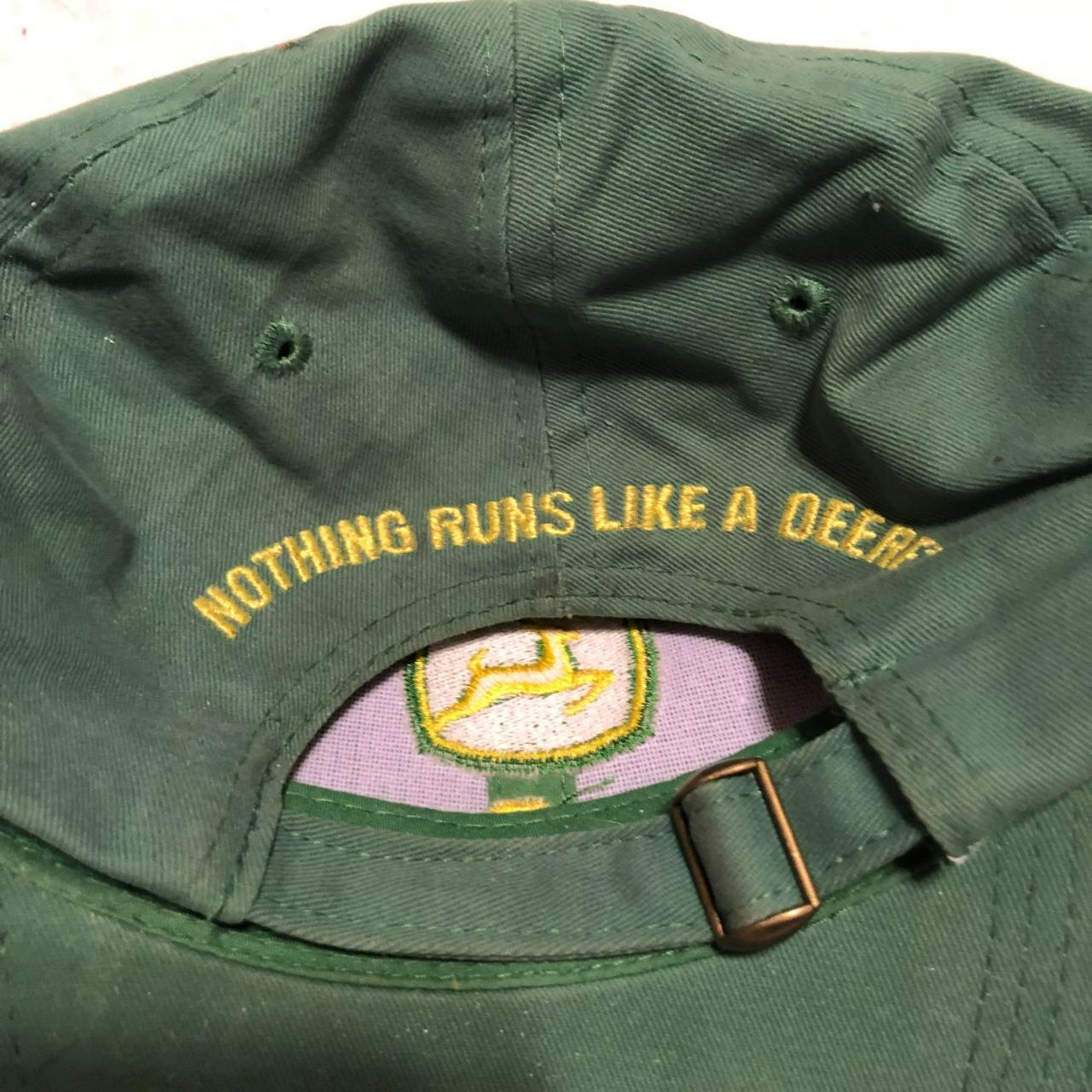 JOHN DEERE ADJUSTABLE HAT BASEBALL STYLE HAT NOTHING... - Depop